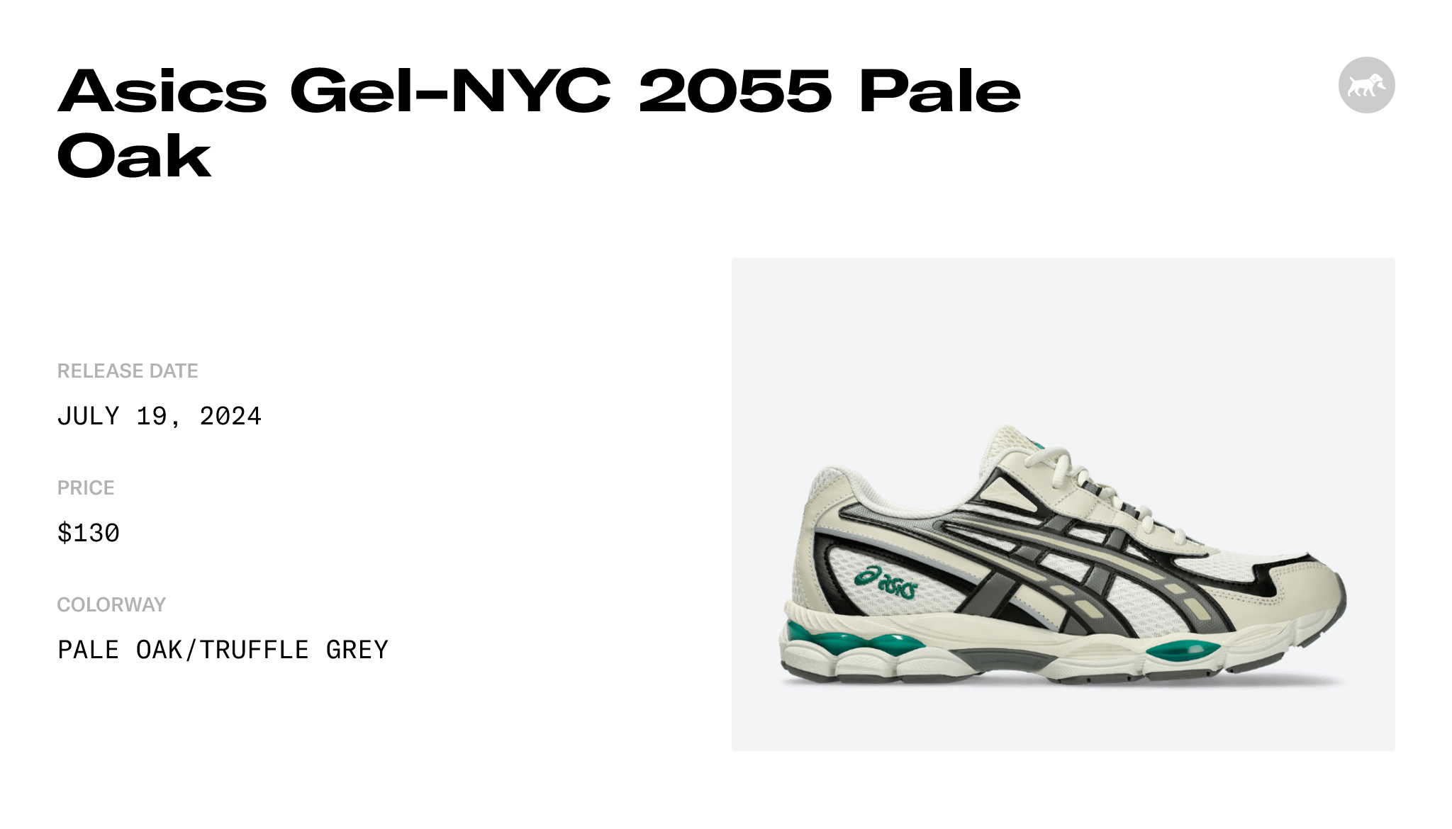 Asics Gel-NYC 2055 Pale Oak - 1203A542-200 Raffles & Where to Buy