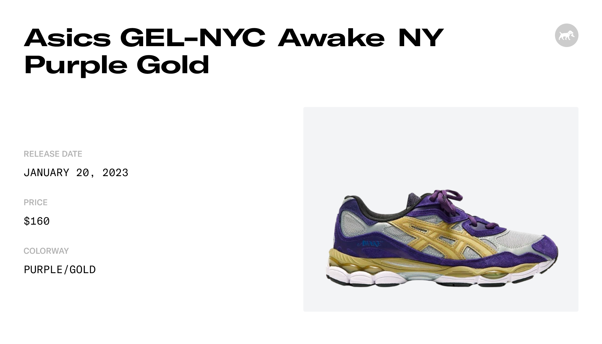 Asics GEL-NYC Awake NY Purple Gold - 1201A850-020 Raffles & Where to Buy