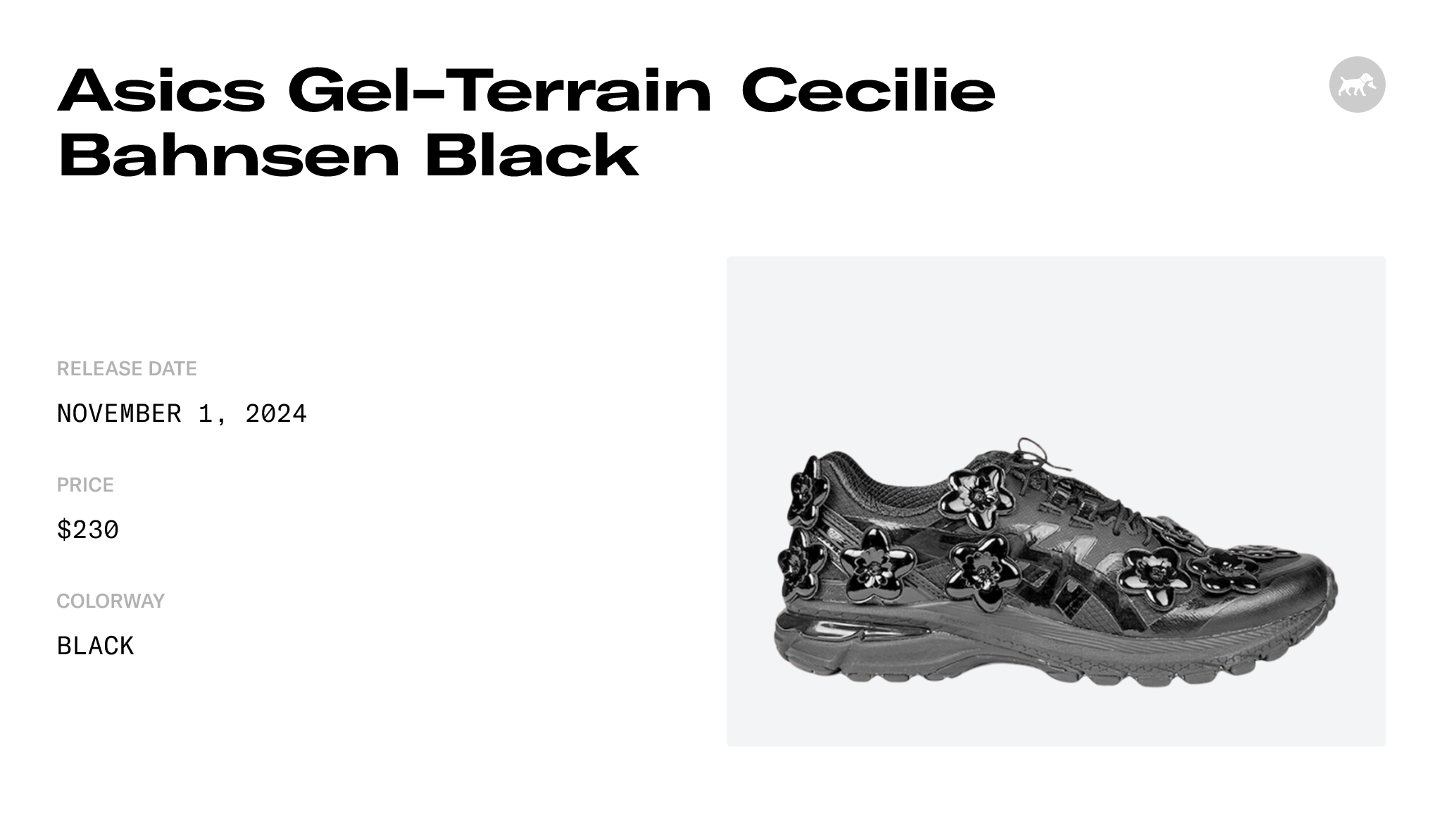 Asics Gel-Terrain Cecilie Bahnsen Black - 1203A526-001