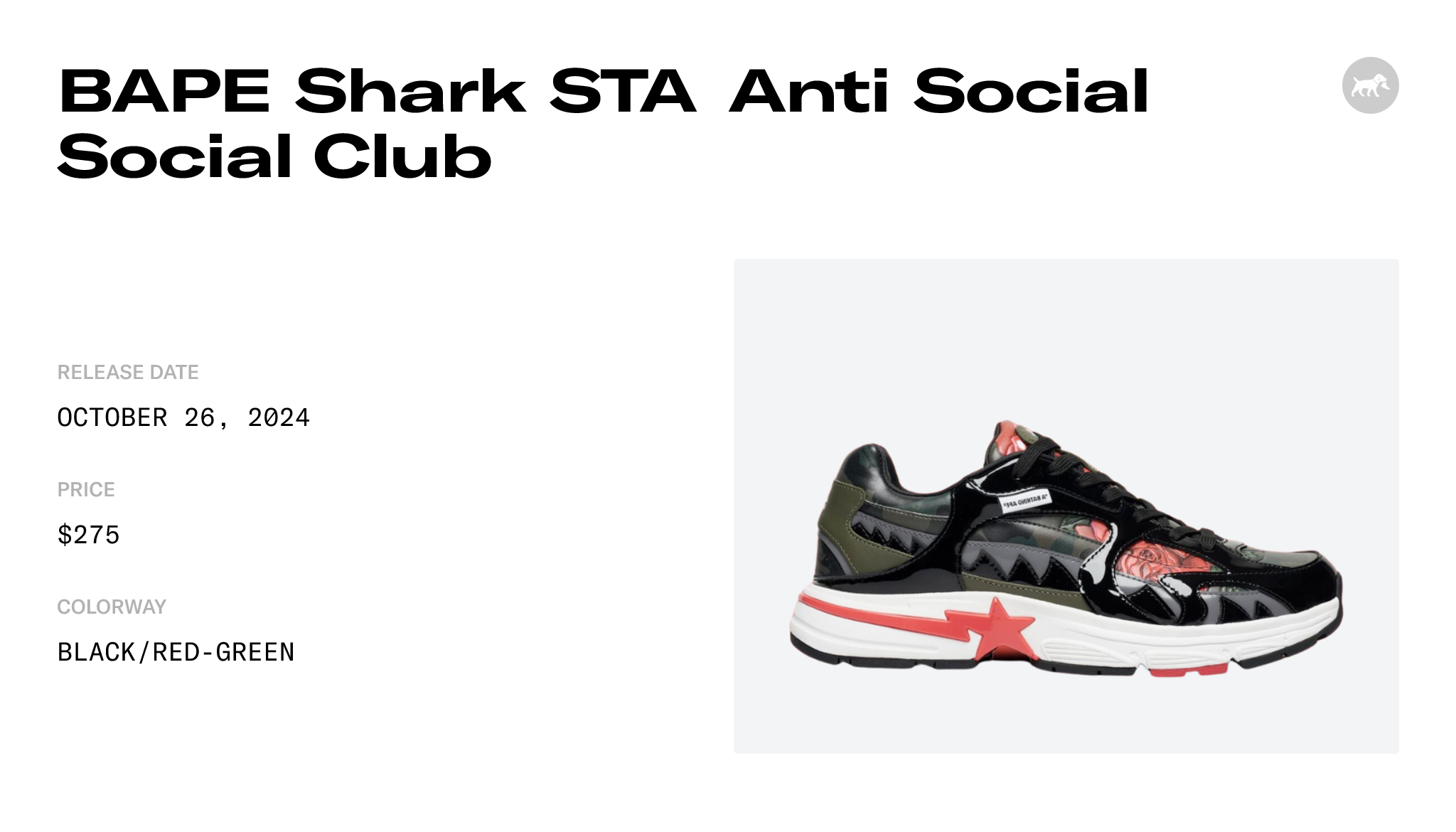 BAPE Shark STA Anti Social Social Club Raffles & Where to Buy