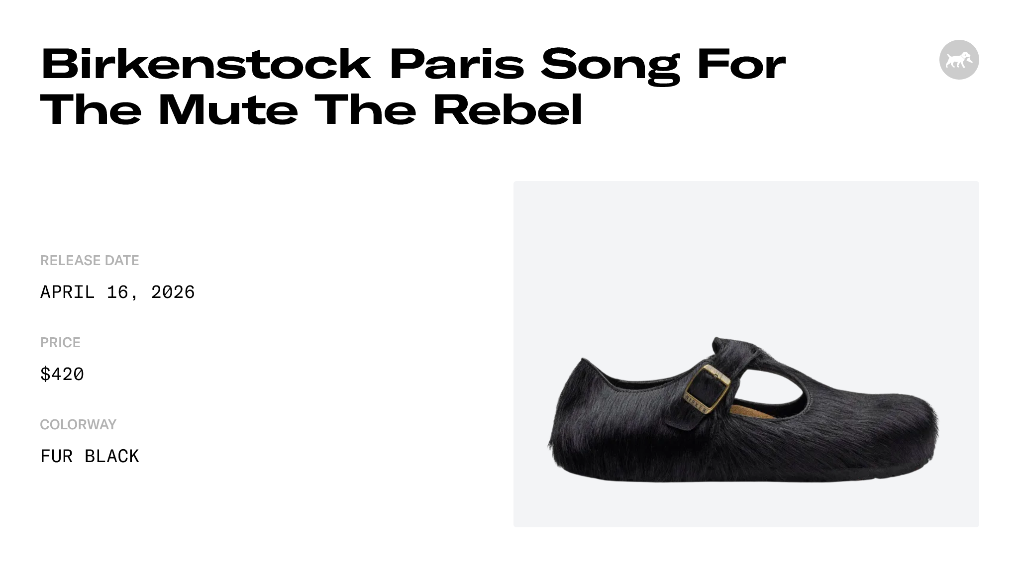 Birkenstock Paris Song For The Mute The Rebel - 1032520