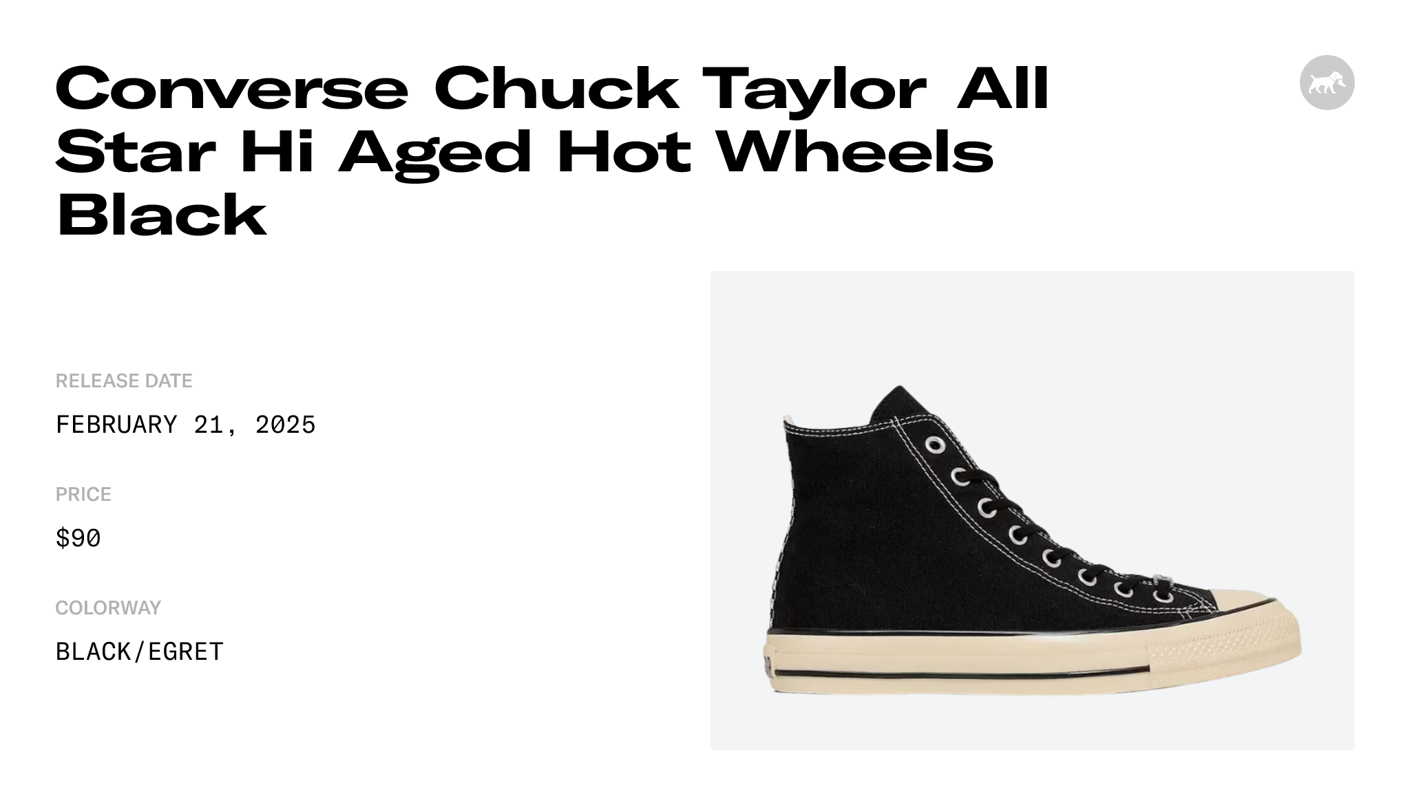 Converse Chuck Taylor All Star Hi Aged Hot Wheels Black - 31314270