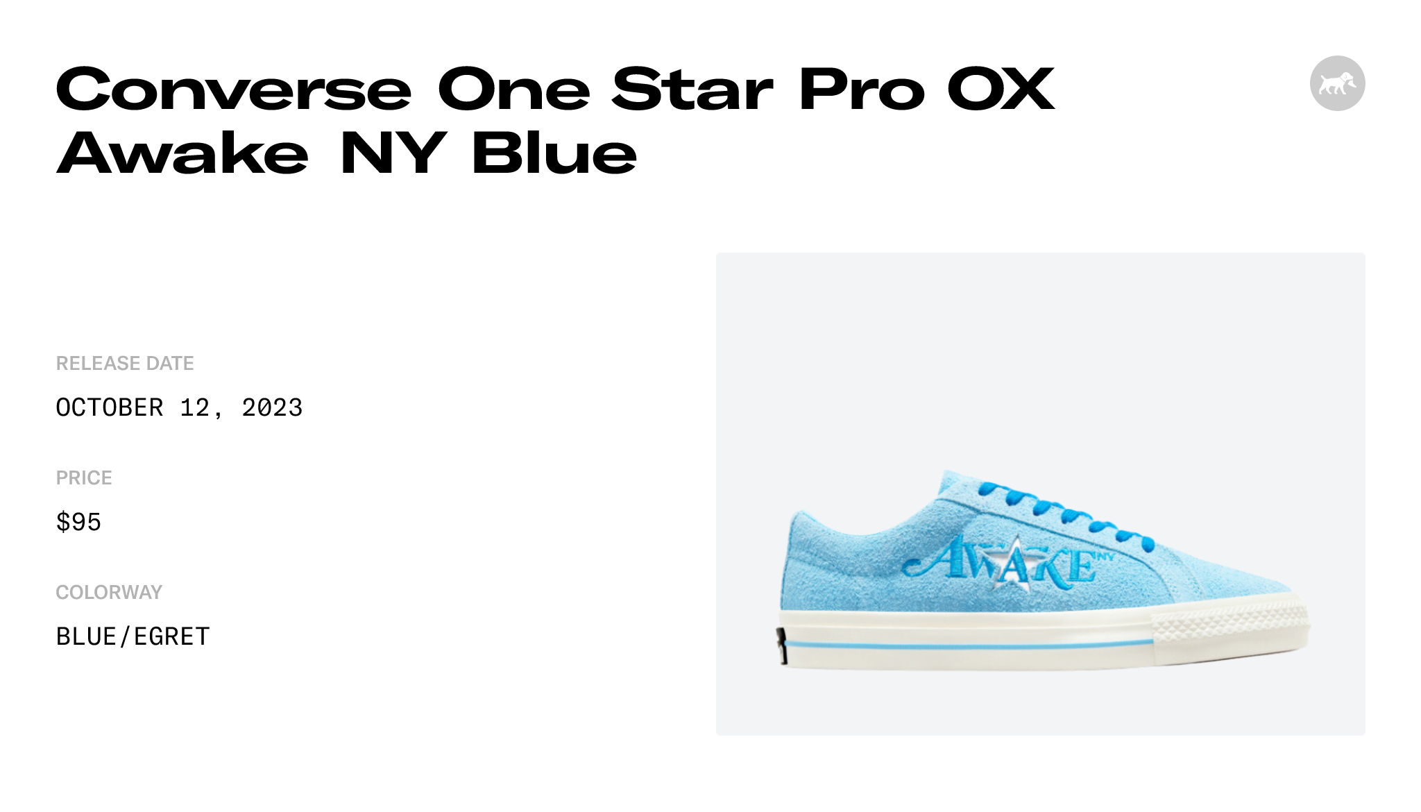 Converse One Star Pro OX Awake NY Blue - A07642C-400