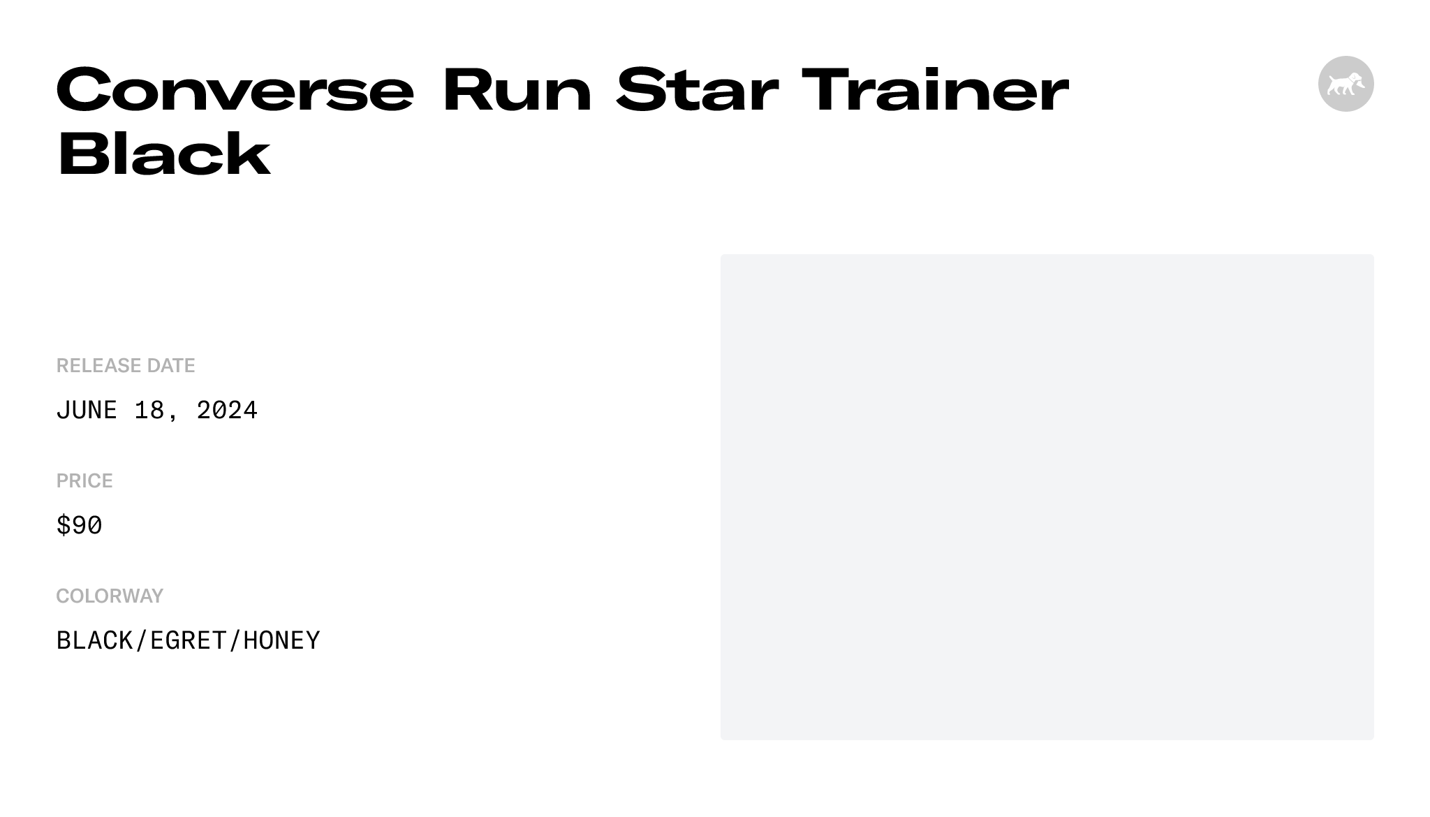 Converse Run Star Trainer Black - A08263C Raffles & Where to Buy