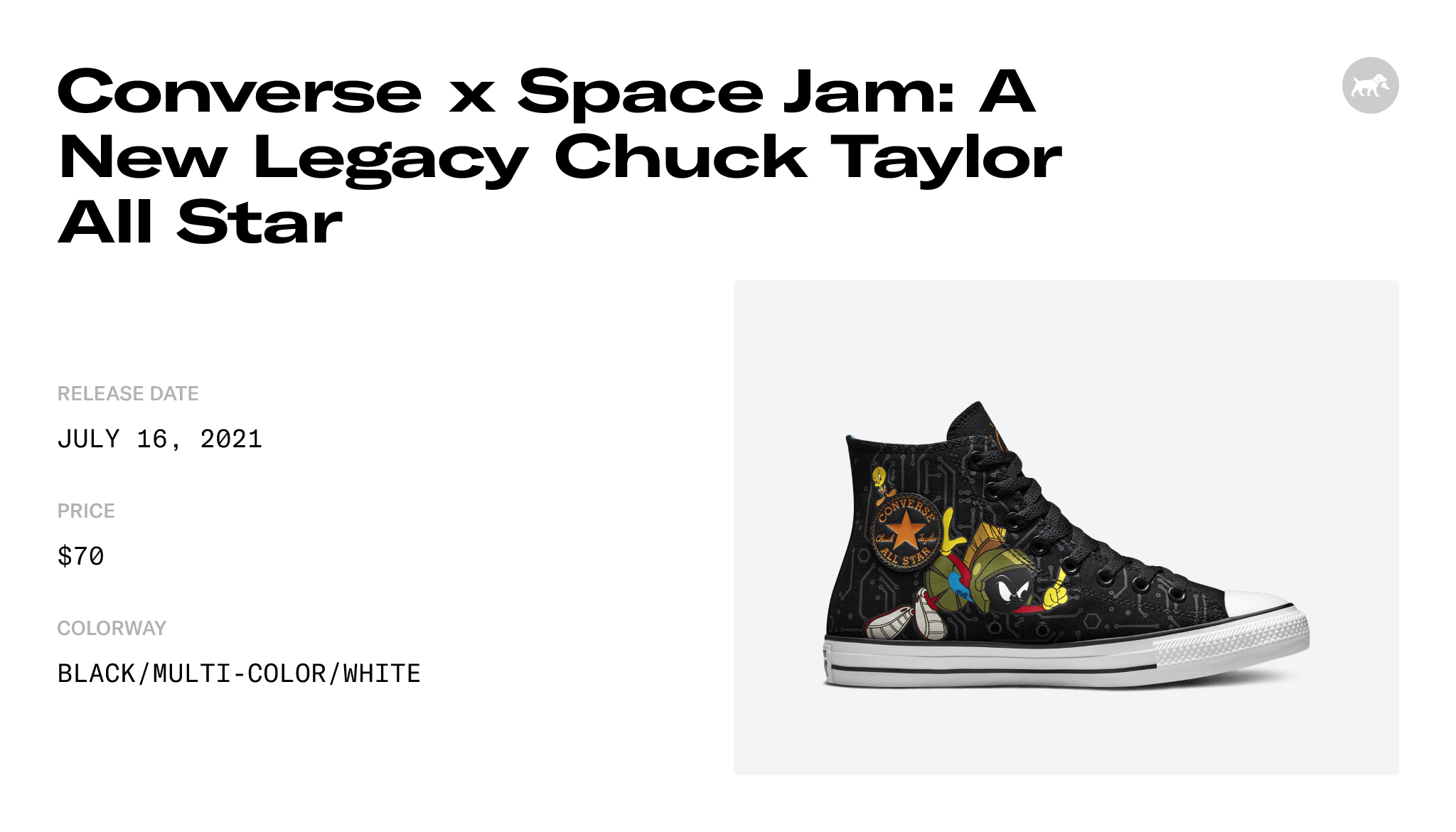 Converse x Space Jam: A New Legacy Chuck Taylor All Star - 172485C-001 ...