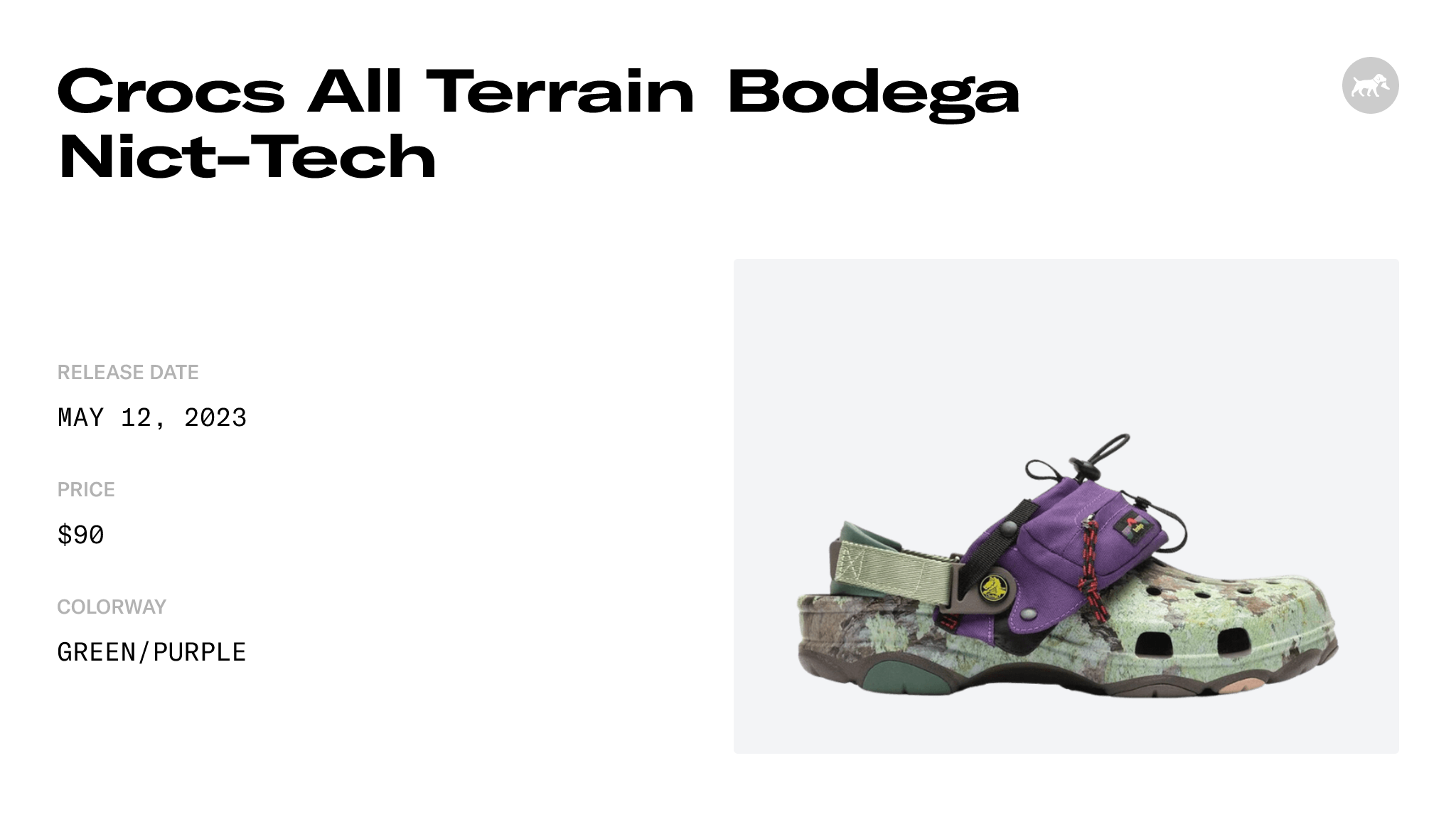 Crocs All Terrain Bodega Nict-Tech - 208720-200 Raffles & Where to Buy