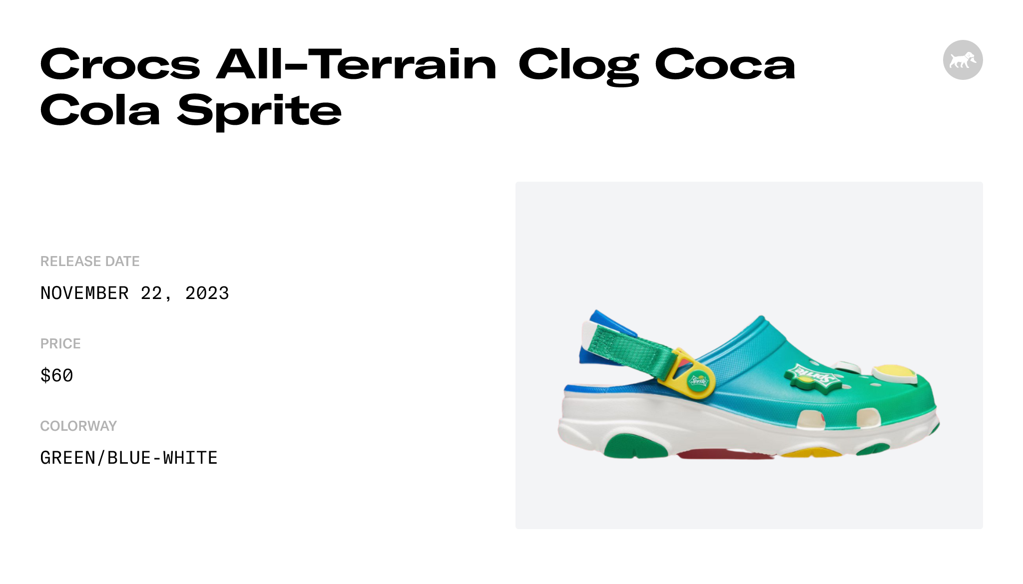 Crocs All-Terrain Clog Coca Cola Sprite - 209313-100