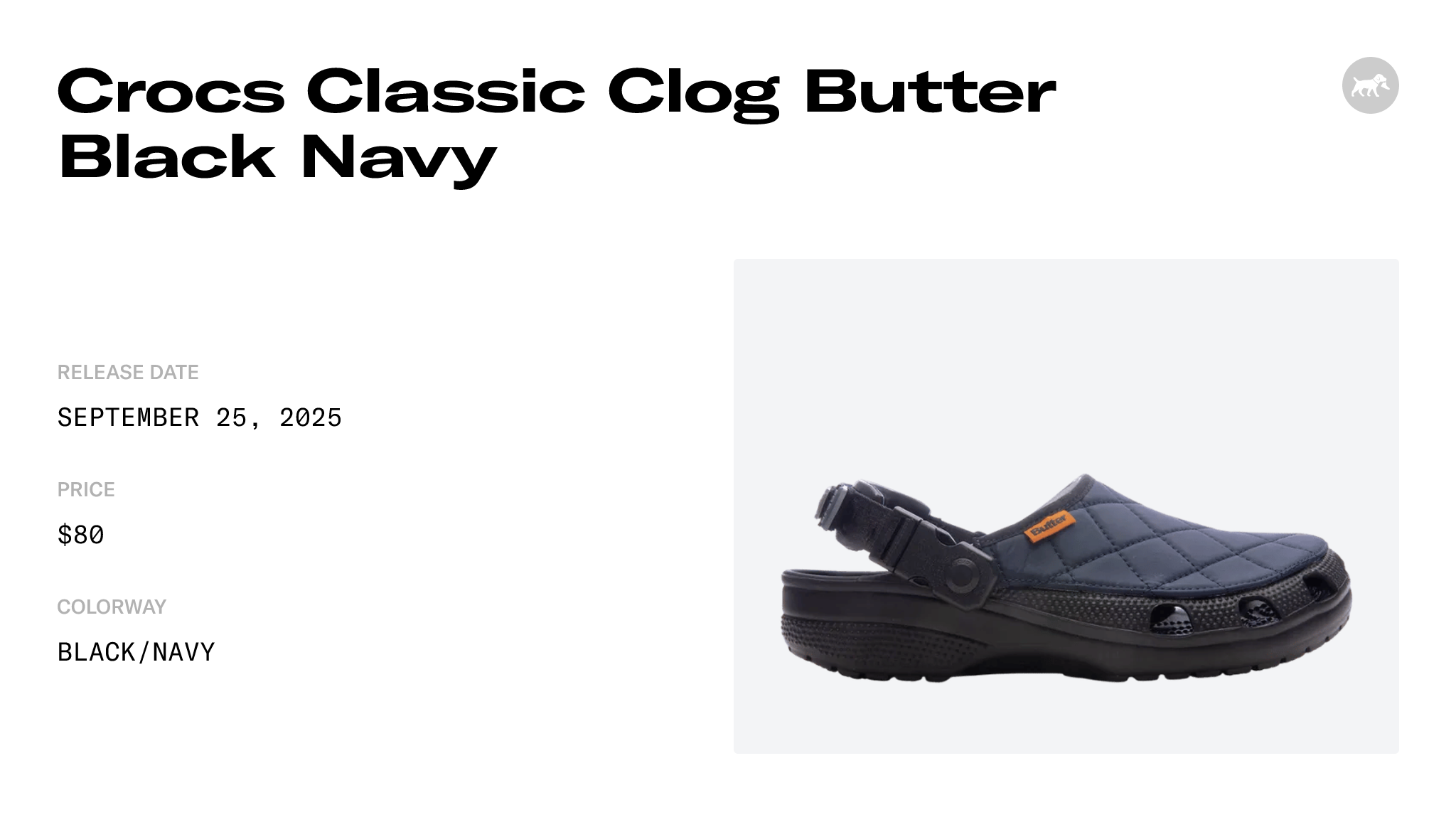 Crocs Classic Clog Butter Black Navy - 211768-001 Raffles & Where to Buy