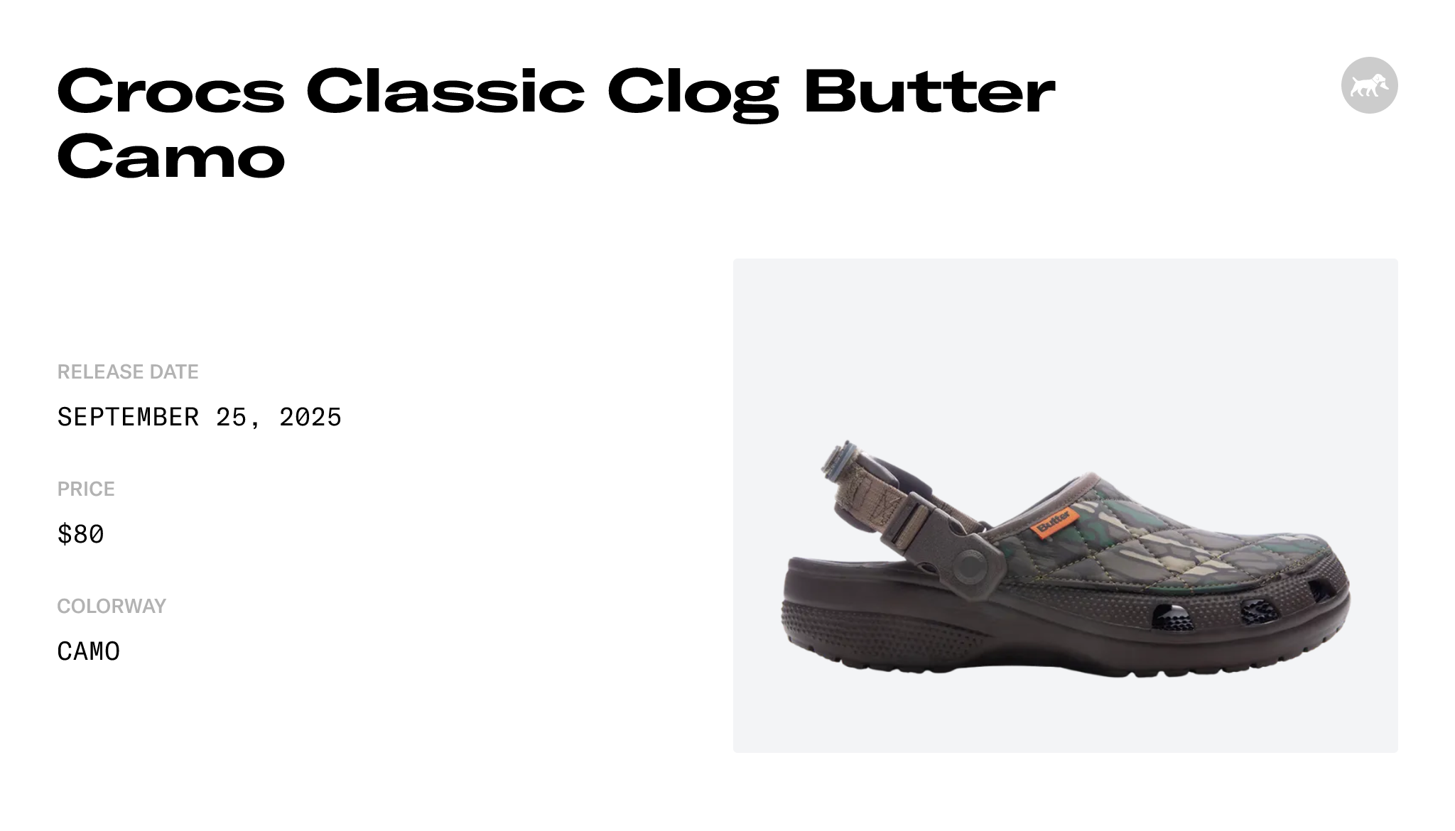 Crocs Classic Clog Butter Camo - 211768-255 Raffles & Where to Buy