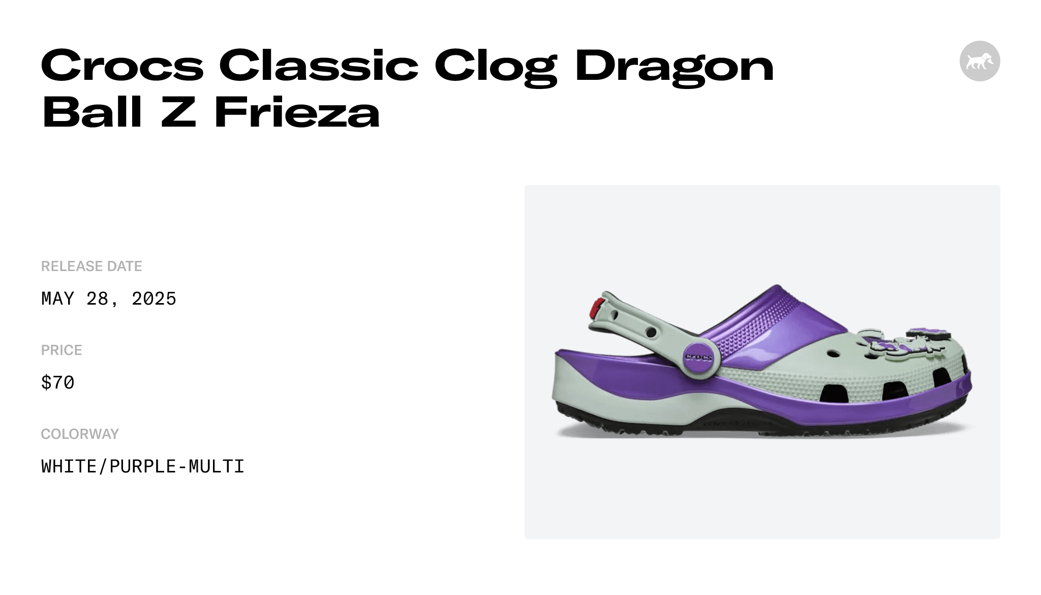 Crocs Classic Clog Dragon Ball Z Frieza - 211202-90H