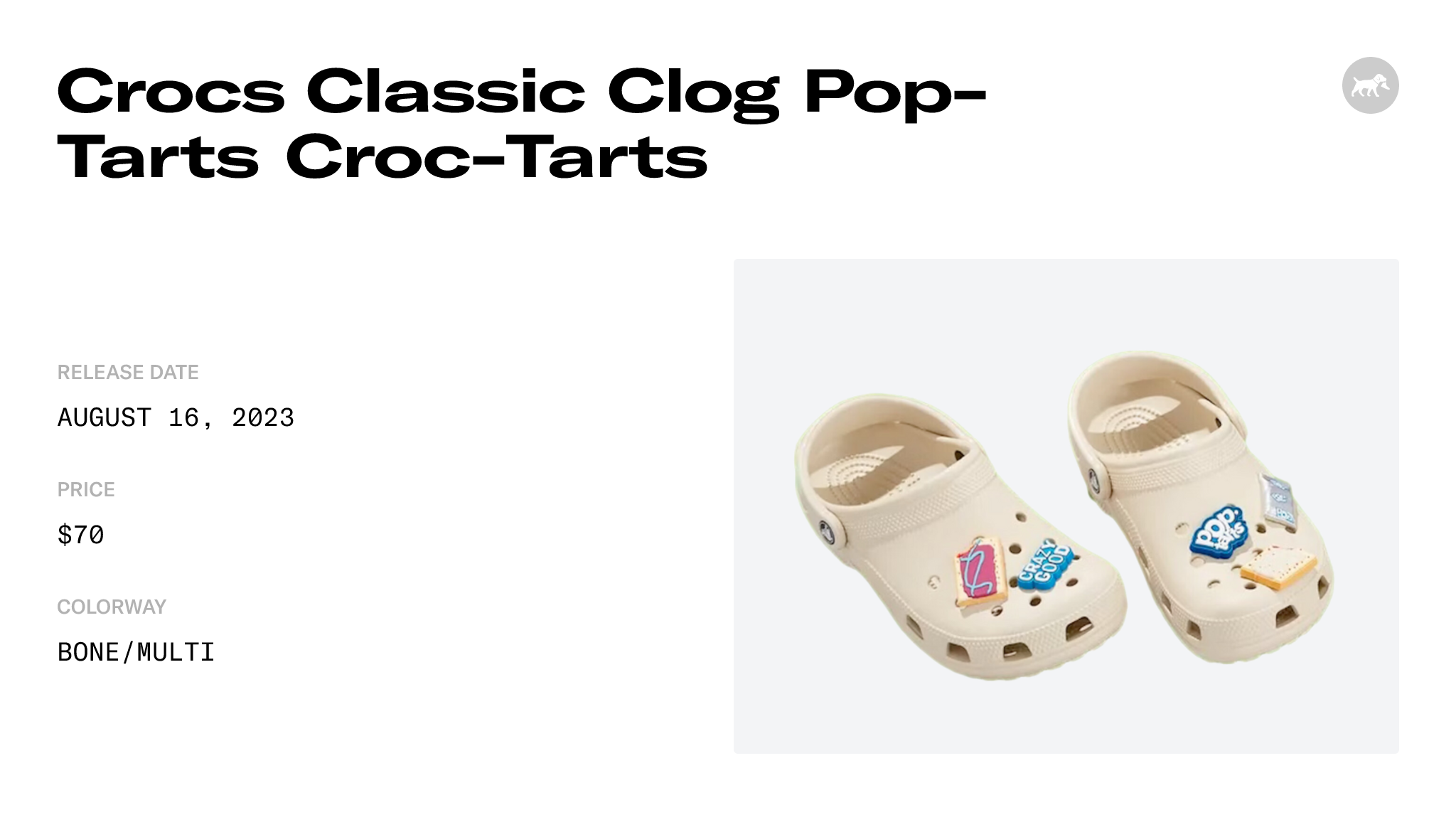 Crocs Classic Clog Pop-Tarts Croc-Tarts Raffles & Where to Buy