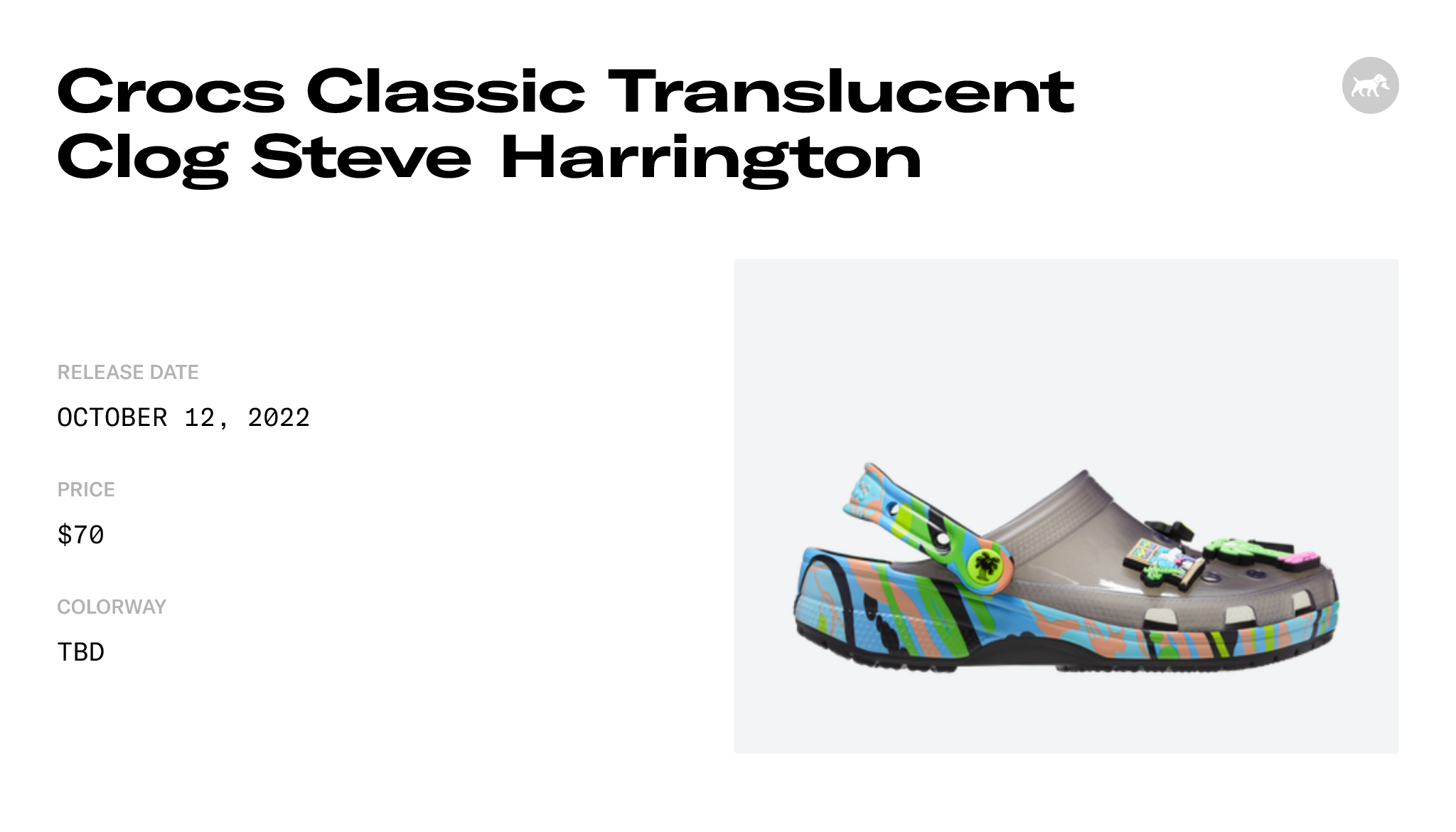 Crocs Classic Translucent Clog Steve Harrington - 0814490H