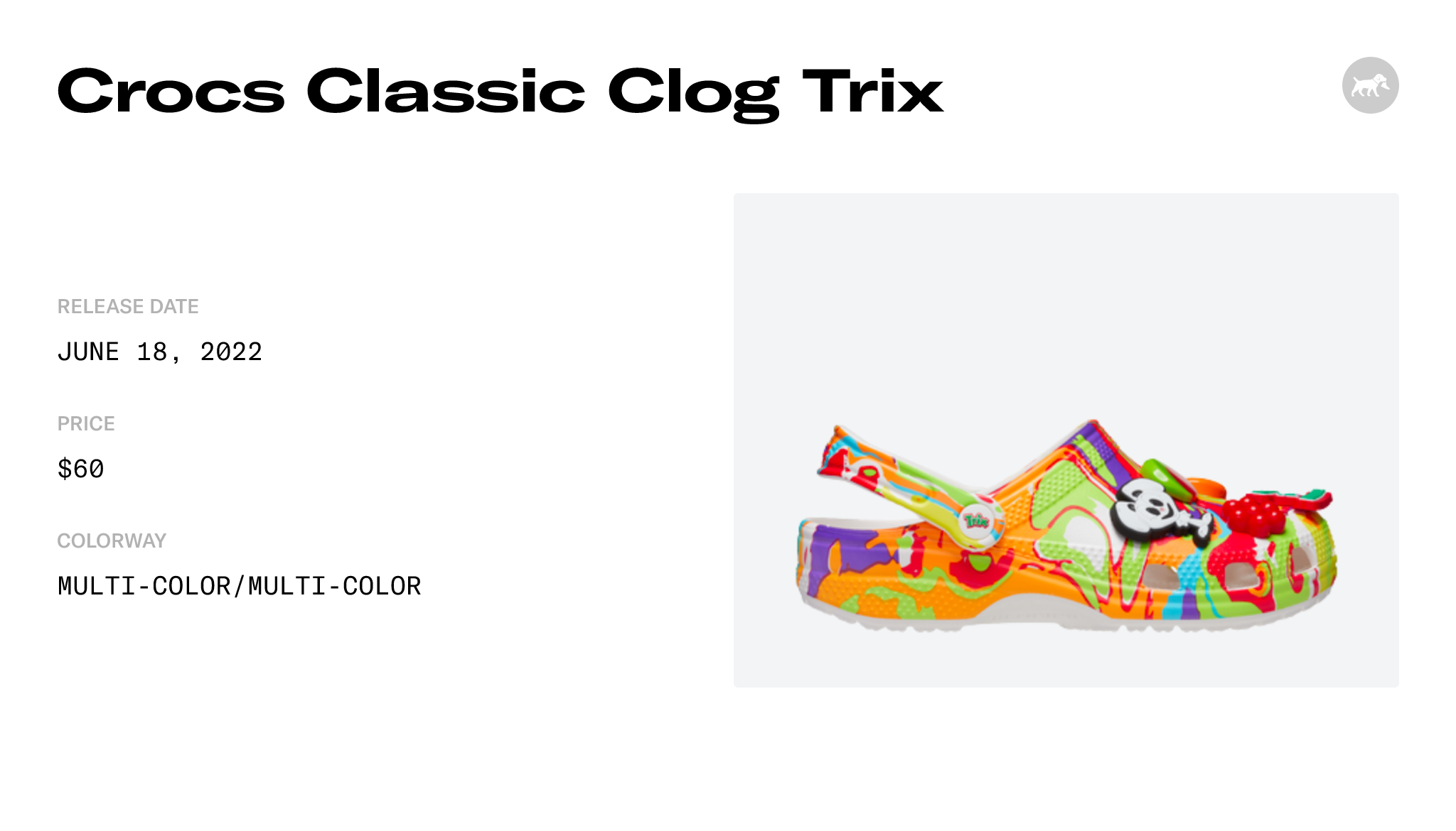 Crocs Classic Clog Trix Raffles & Where to Buy
