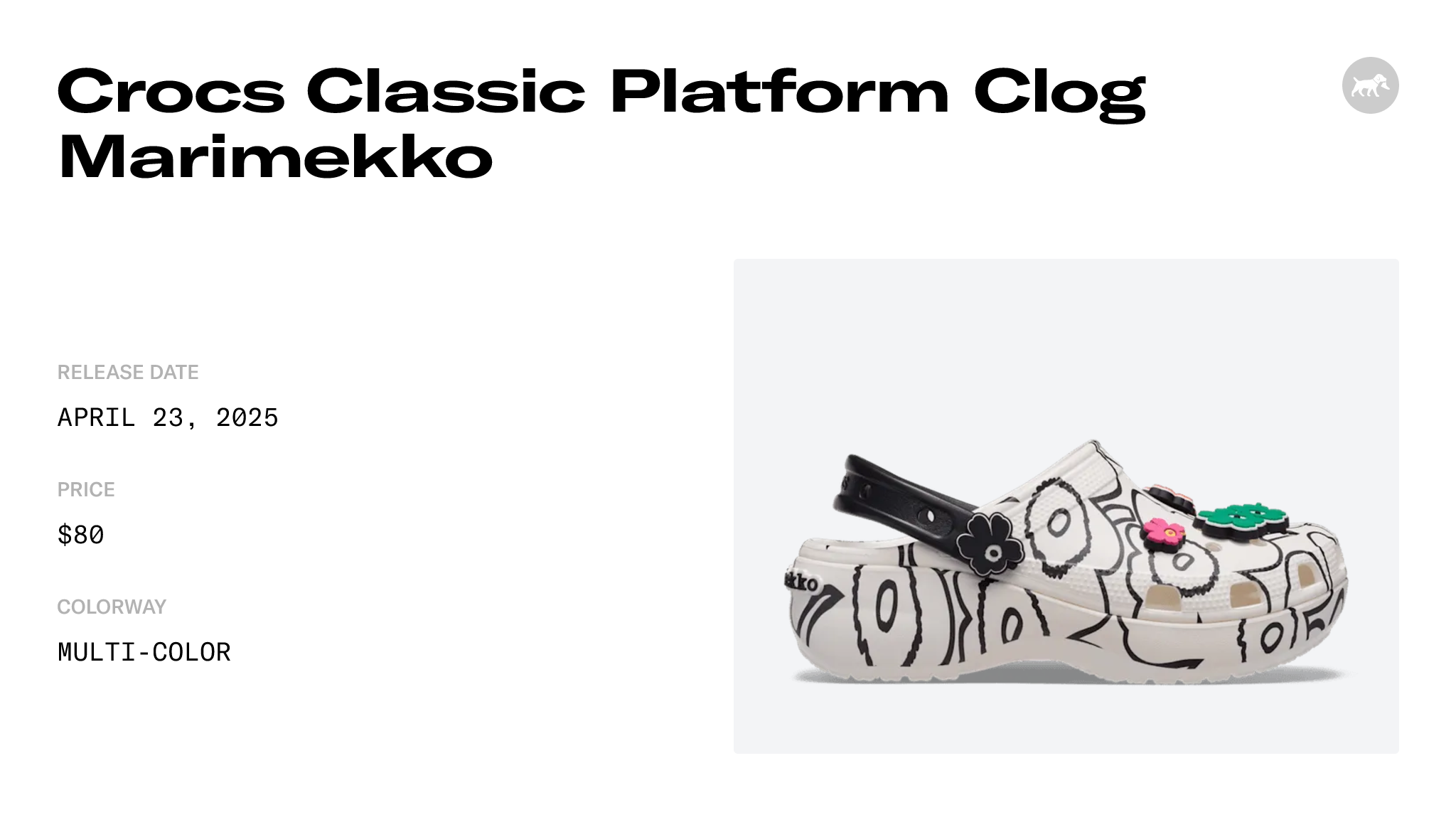 Crocs Classic Platform Clog Marimekko - 211411-90H