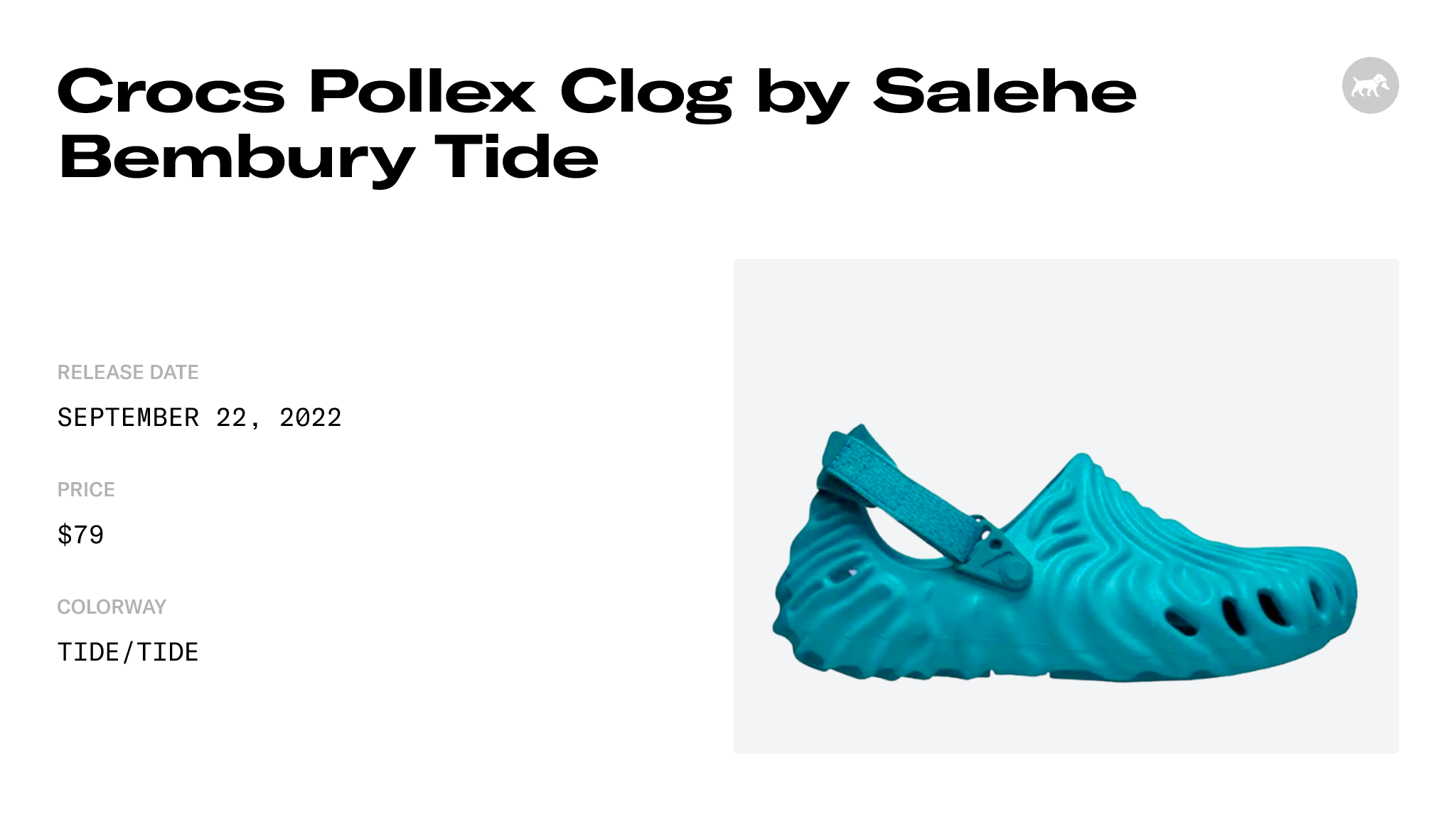 Crocs Pollex Clog by Salehe Bembury Tide - 207393-4ST