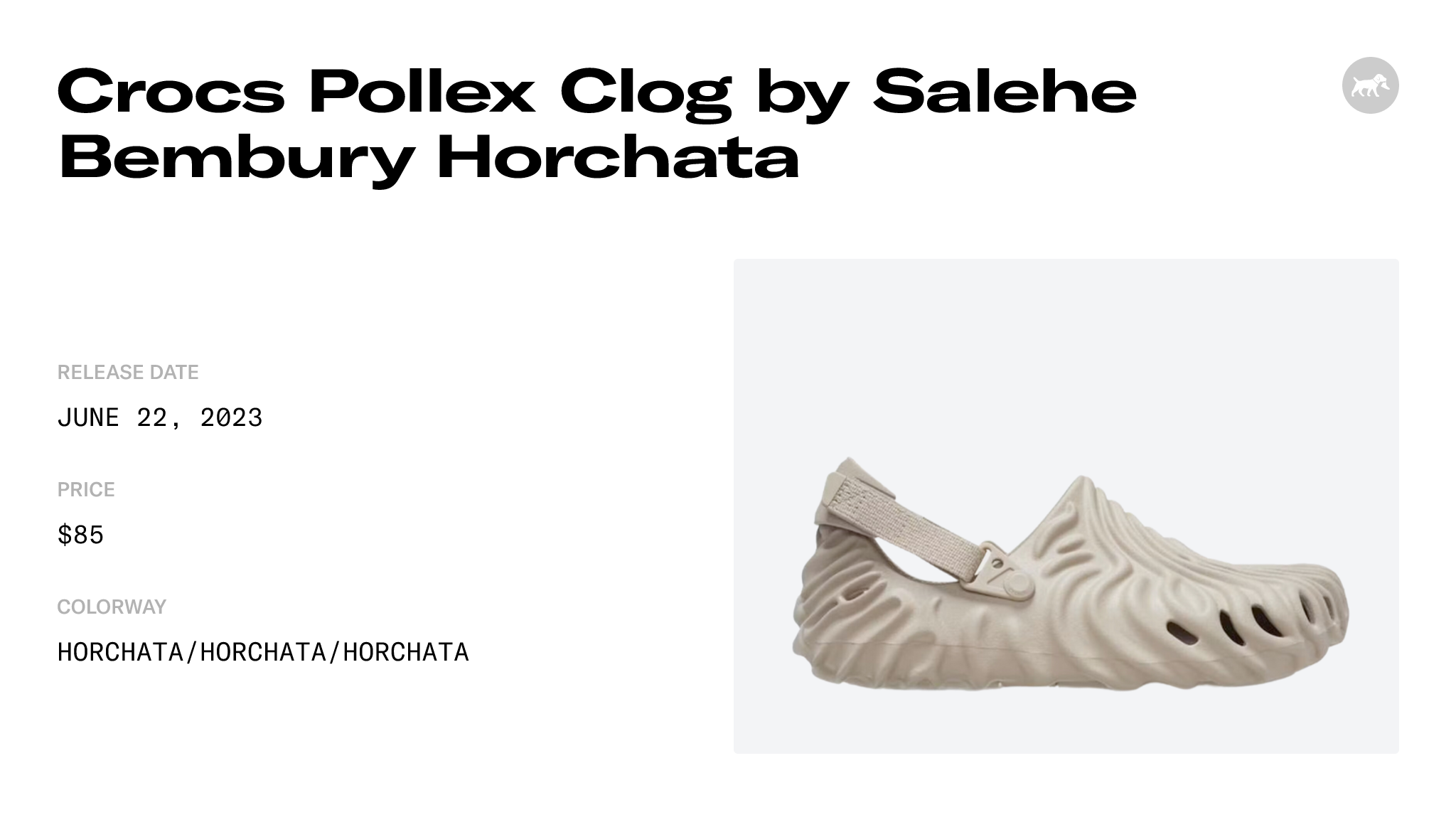 Crocs Pollex Clog by Salehe Bembury Horchata - 207393-2DO