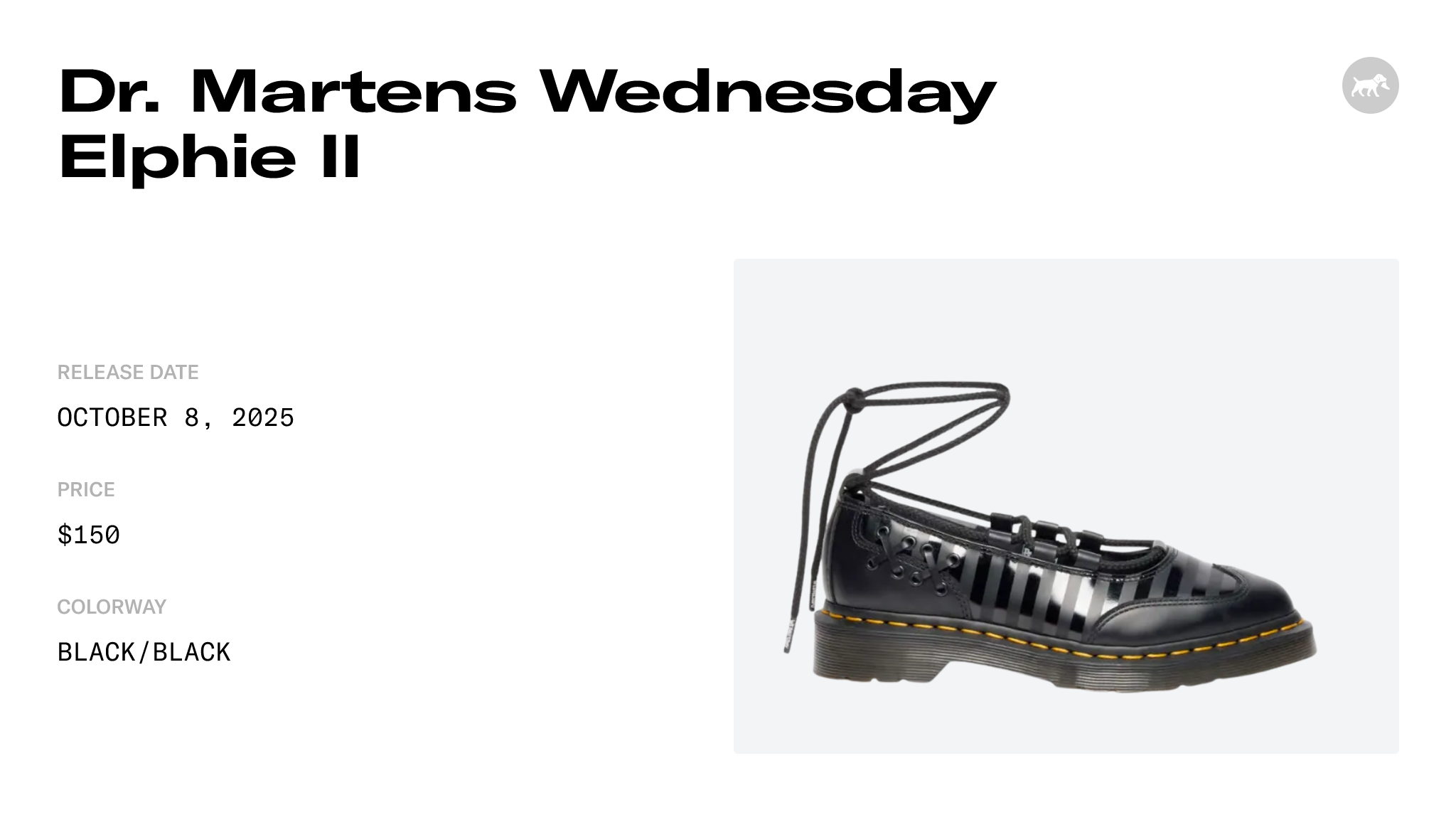 Dr. Martens Wednesday Elphie II - 41856001 Raffles & Where to Buy