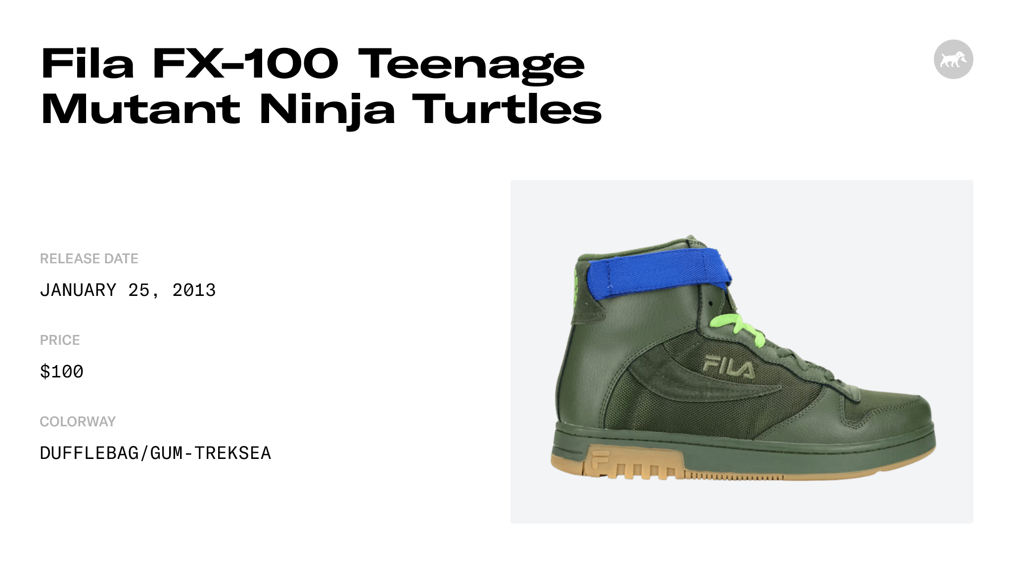 Fila FX-100 Teenage Mutant Ninja Turtles - 1VB90029-342