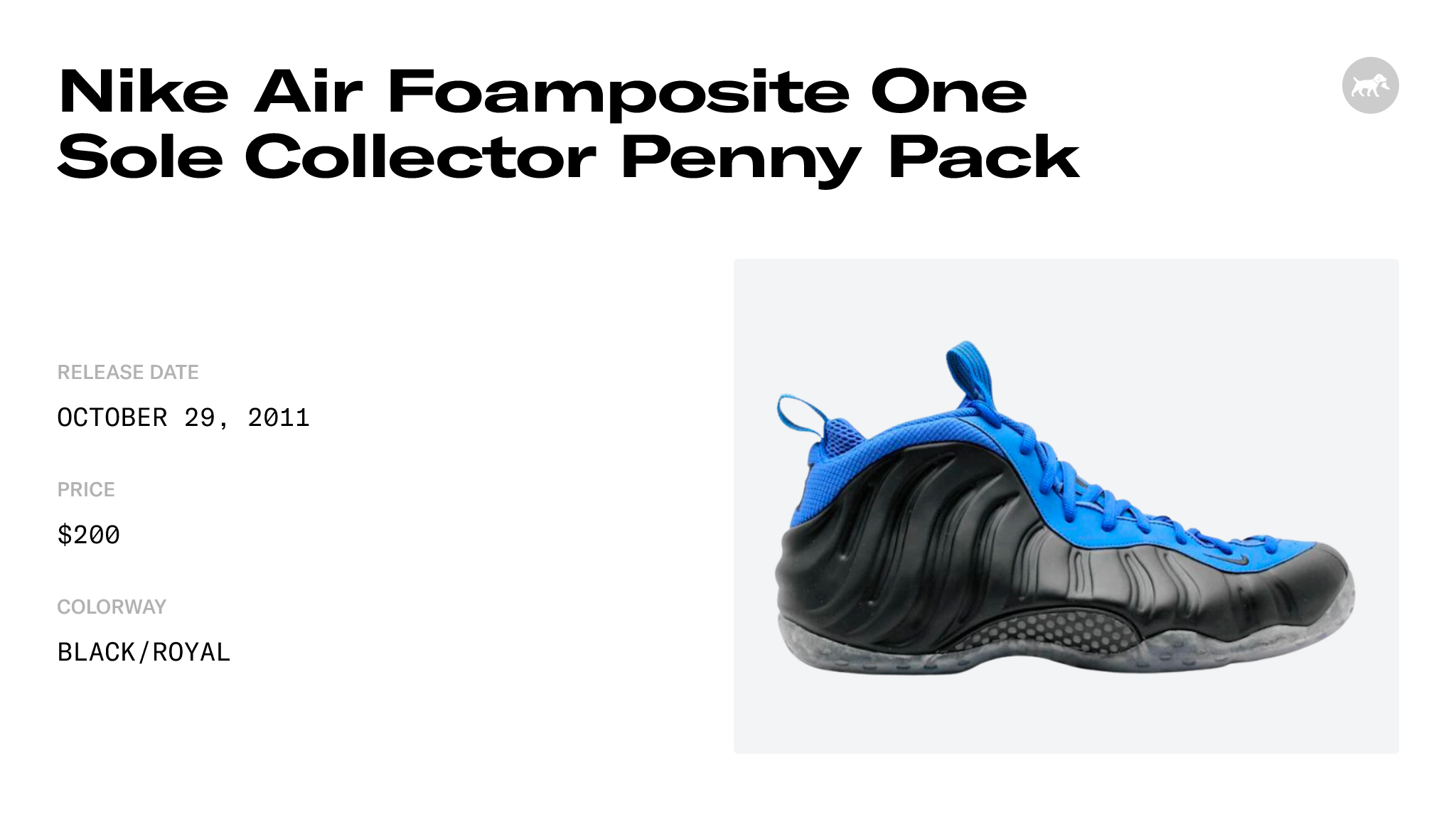 Nike Air Foamposite One Sole Collector Penny Pack - 314996-094