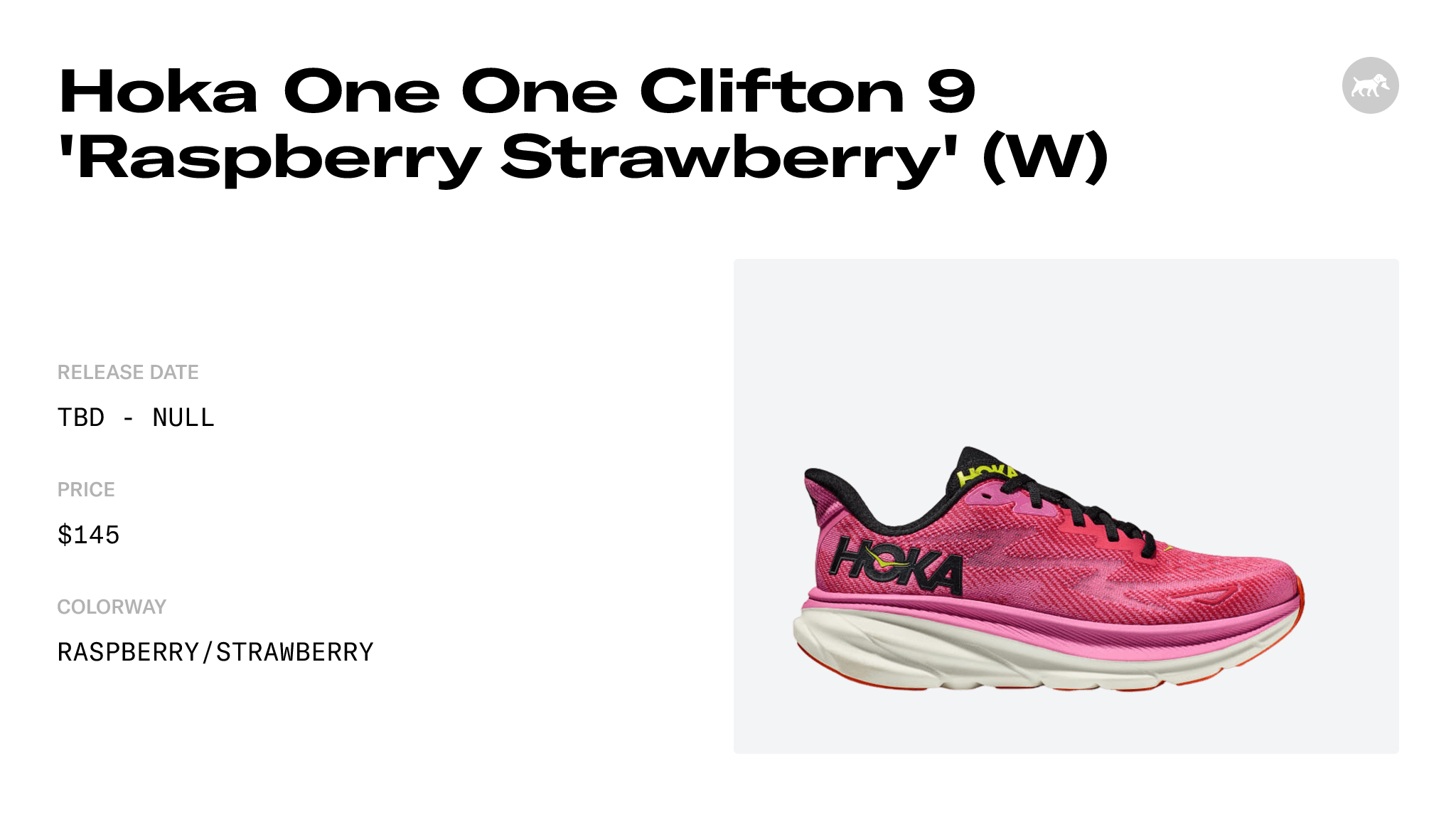 Hoka One One Clifton 9 'Raspberry Strawberry' (W) - 1127896-RSRW ...