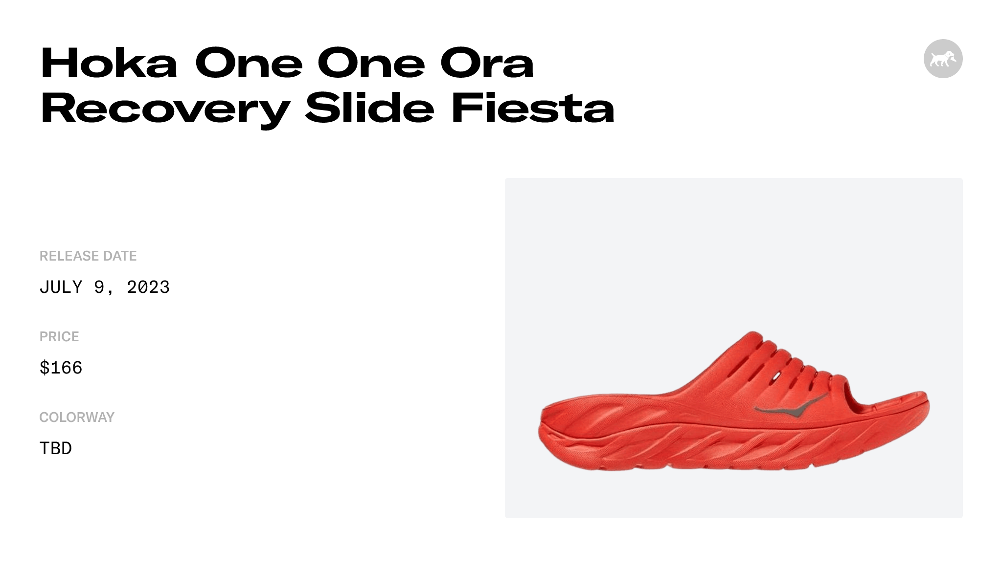 Hoka One One Ora Recovery Slide Fiesta - 1134527-FCST