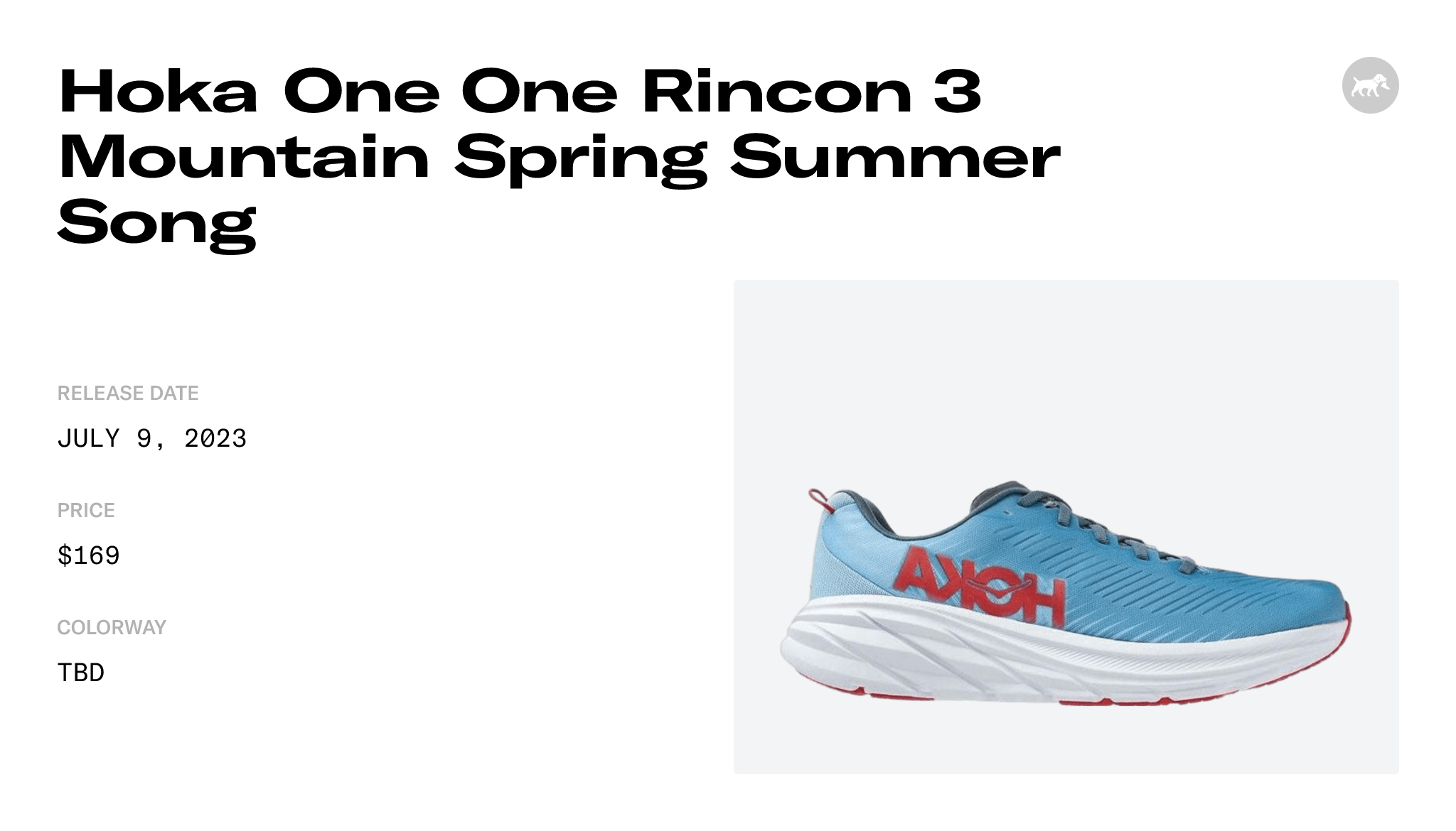 Hoka One One Rincon 3 Mountain Spring Summer Song - 1119395-MSSS