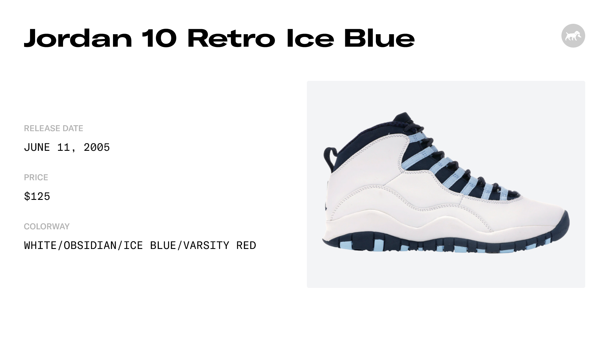 Jordan 10 Retro Ice Blue - 310805-141 Raffles & Where to Buy