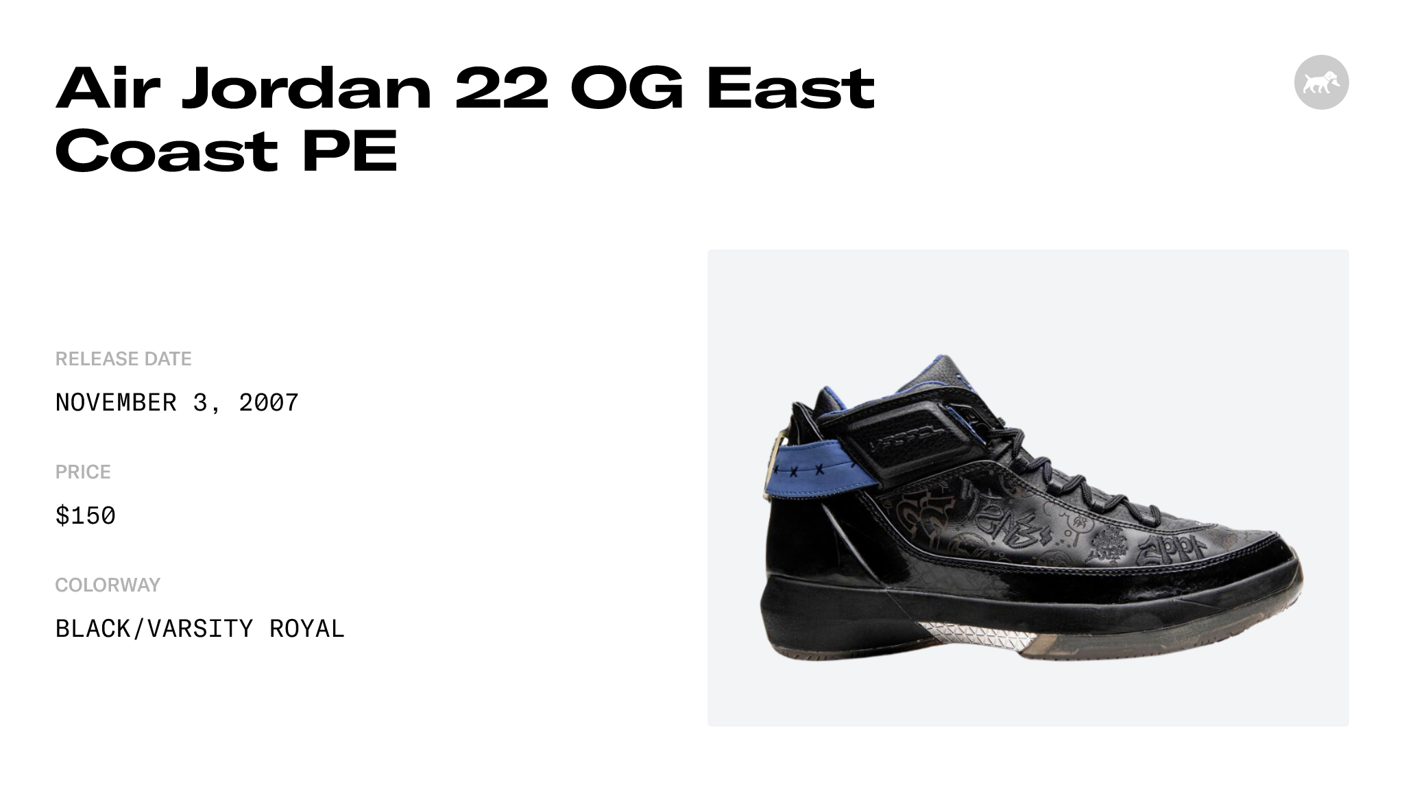 Air Jordan 22 OG East Coast PE - 317141-042 Raffles & Where to Buy