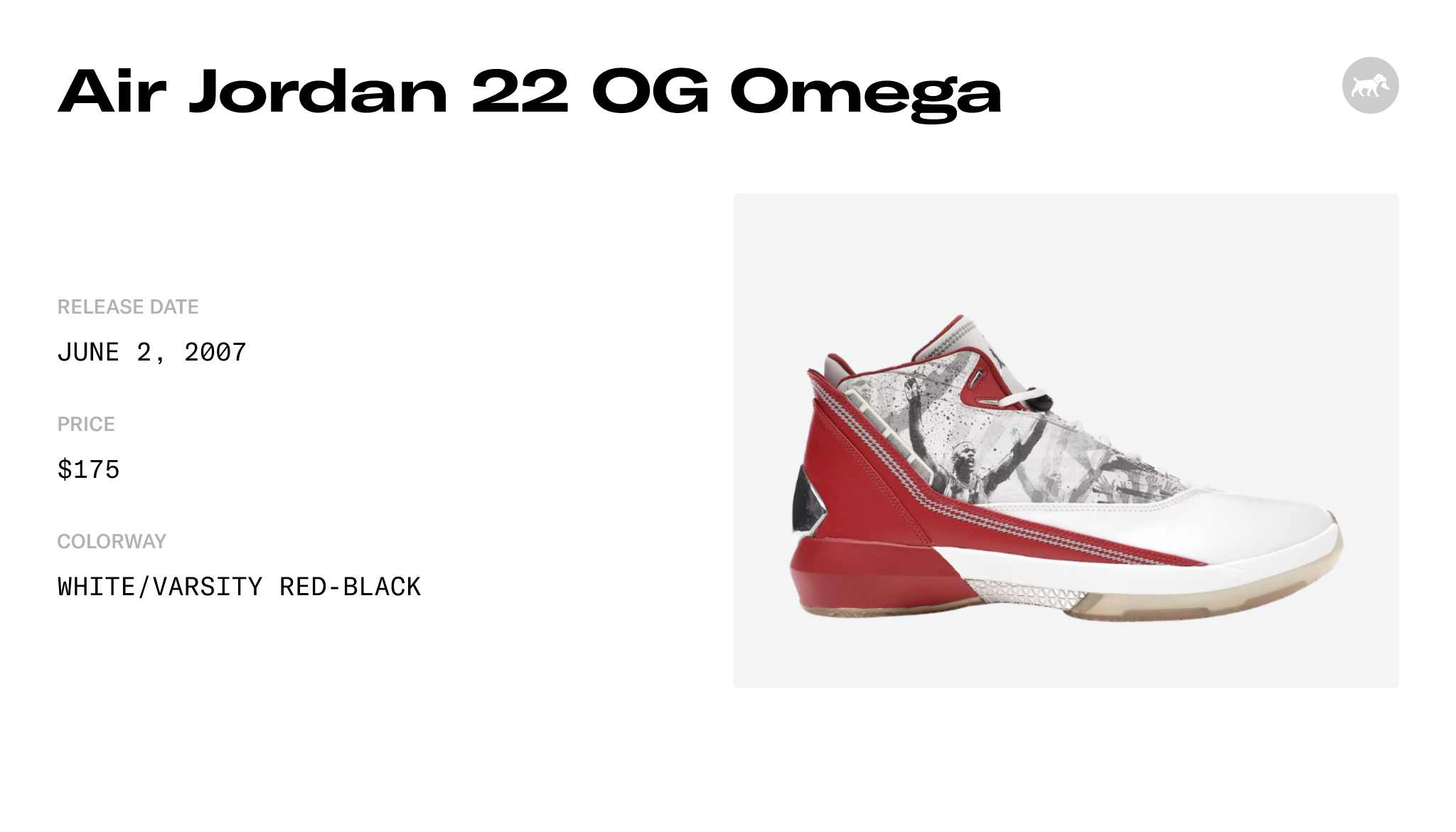 Air Jordan 22 OG Omega - 315299-162 Raffles & Where to Buy