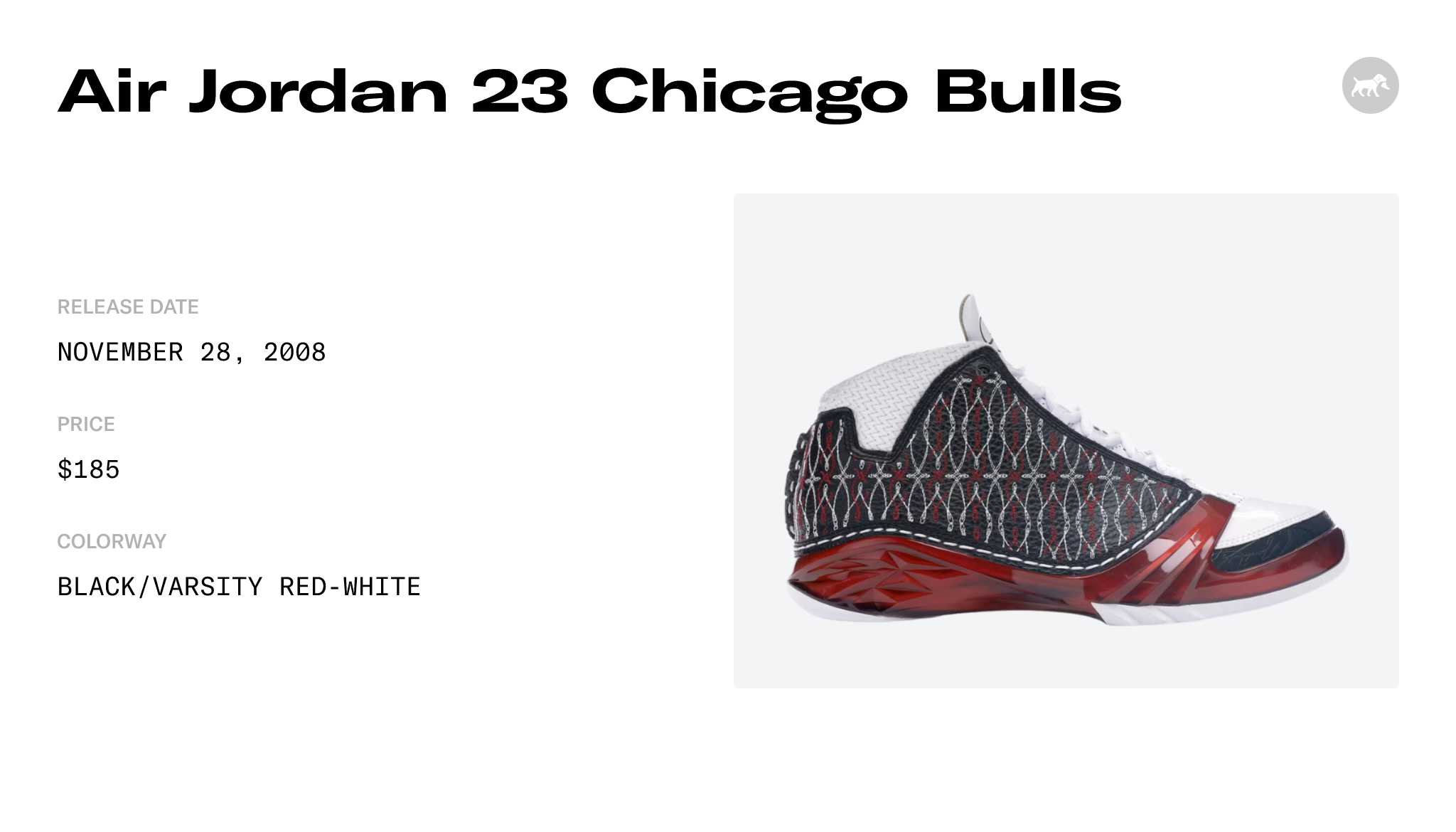 Air Jordan 23 Chicago Bulls - 318376-061 Raffles & Where to Buy