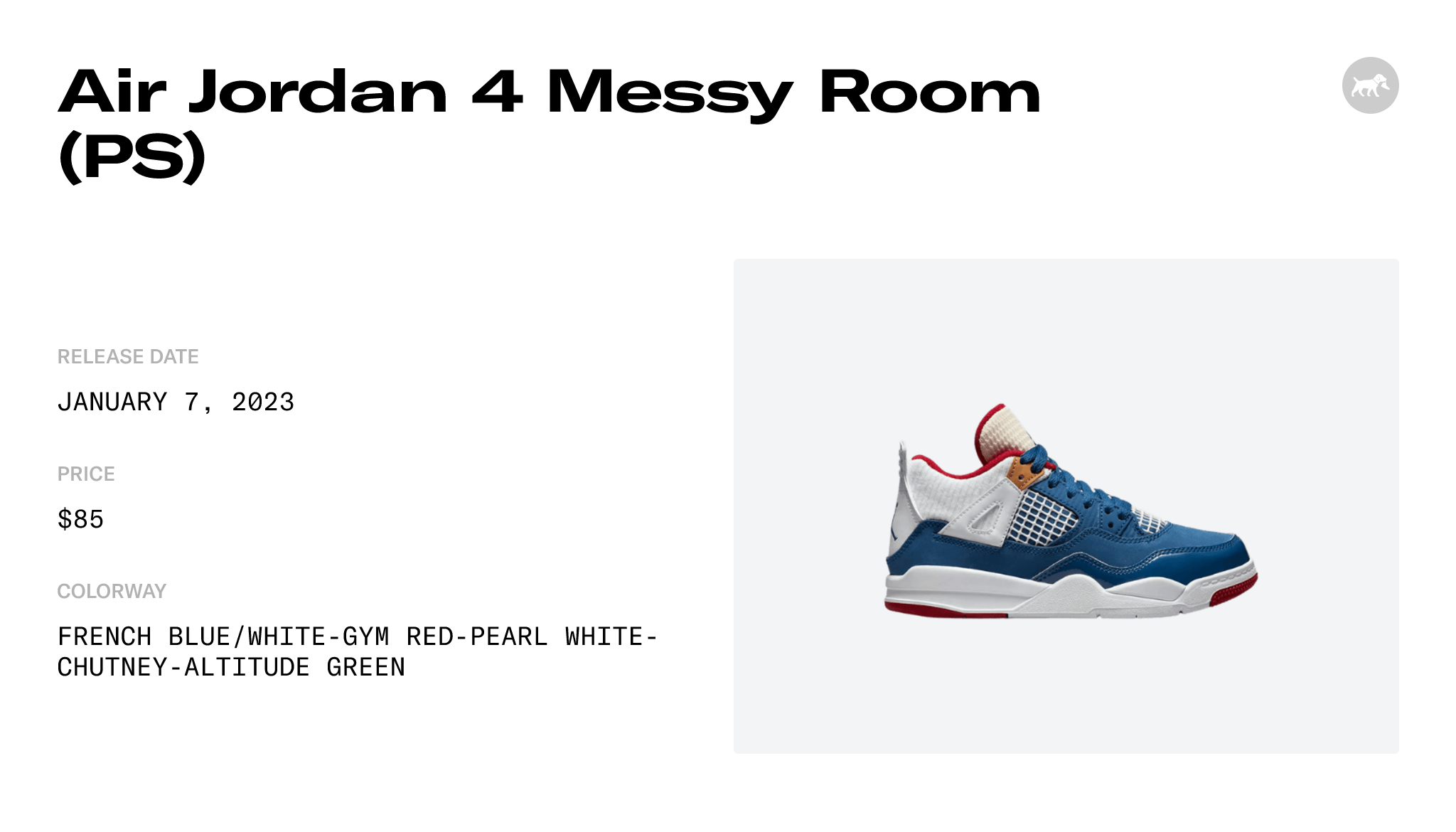 Air Jordan 4 Messy Room (PS) - DR6953-400 Raffles & Where to Buy