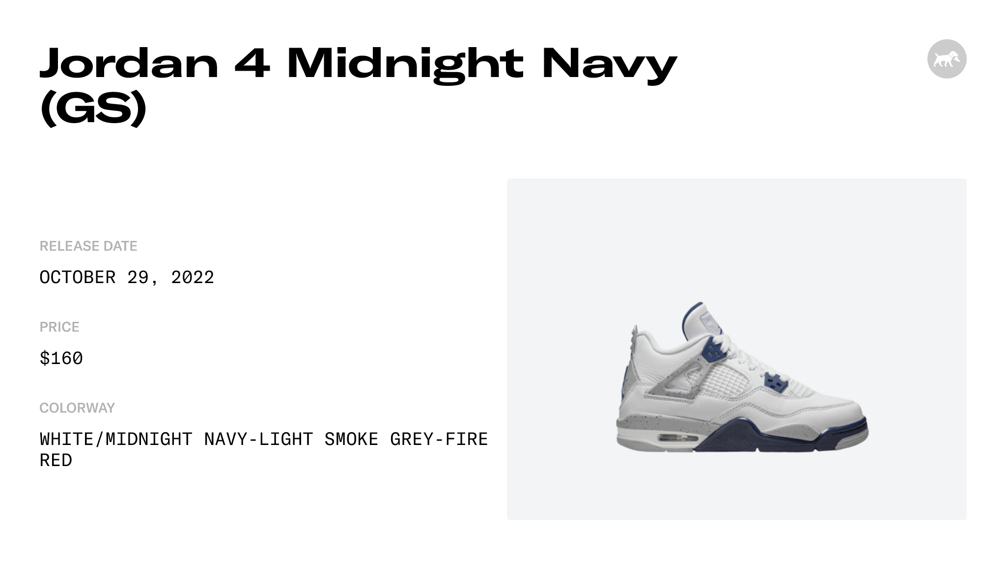 Jordan 4 Midnight Navy (GS) - 408452-140 Raffles & Where to Buy