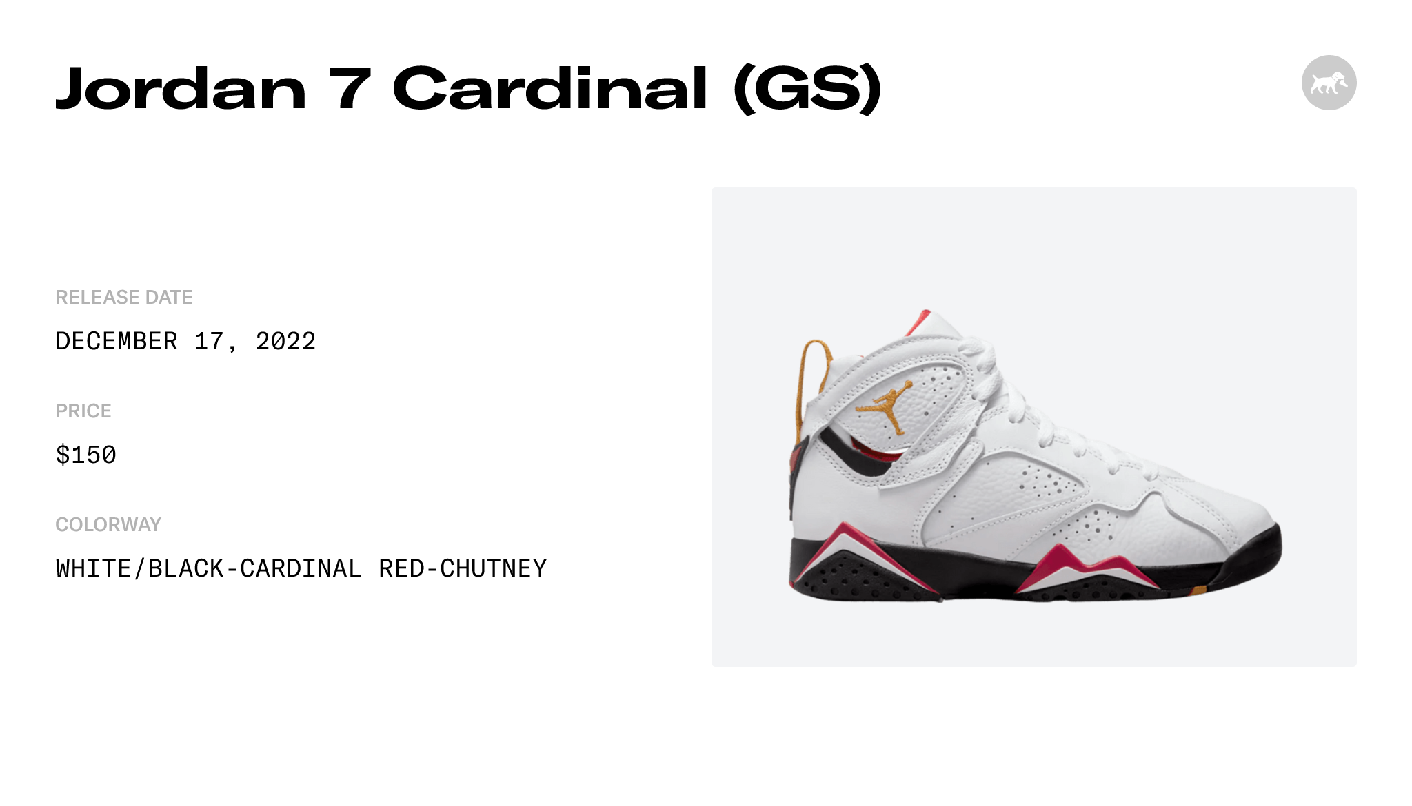 Jordan 7 Cardinal (GS) - DQ6040-106 Raffles & Where to Buy