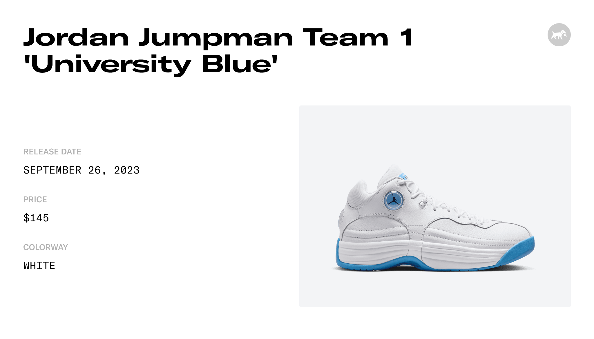 Jordan Jumpman Team 1 'University Blue' - FV3928-101