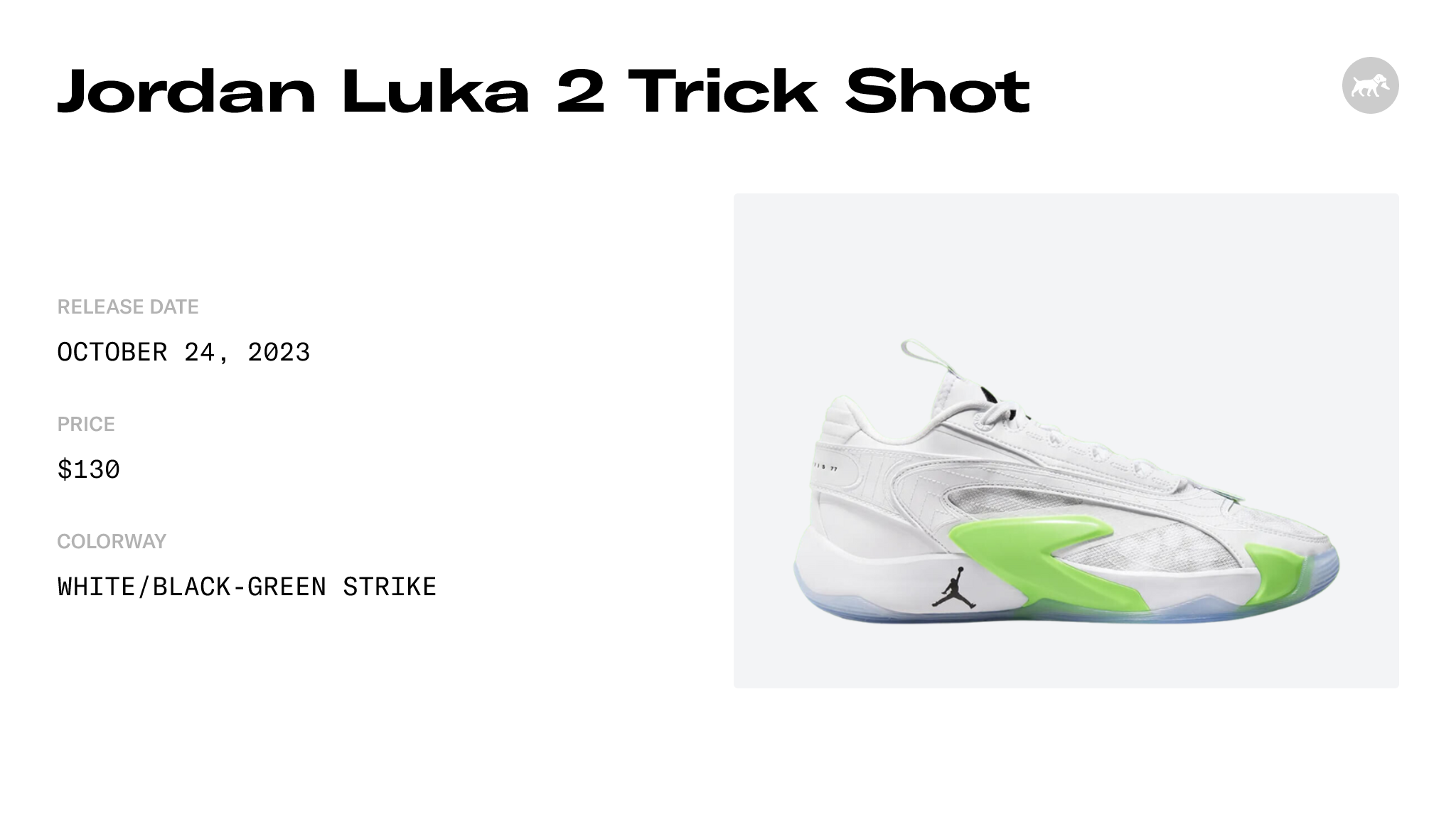 Jordan Luka 2 Trick Shot - DX8733-103 Raffles & Where to Buy