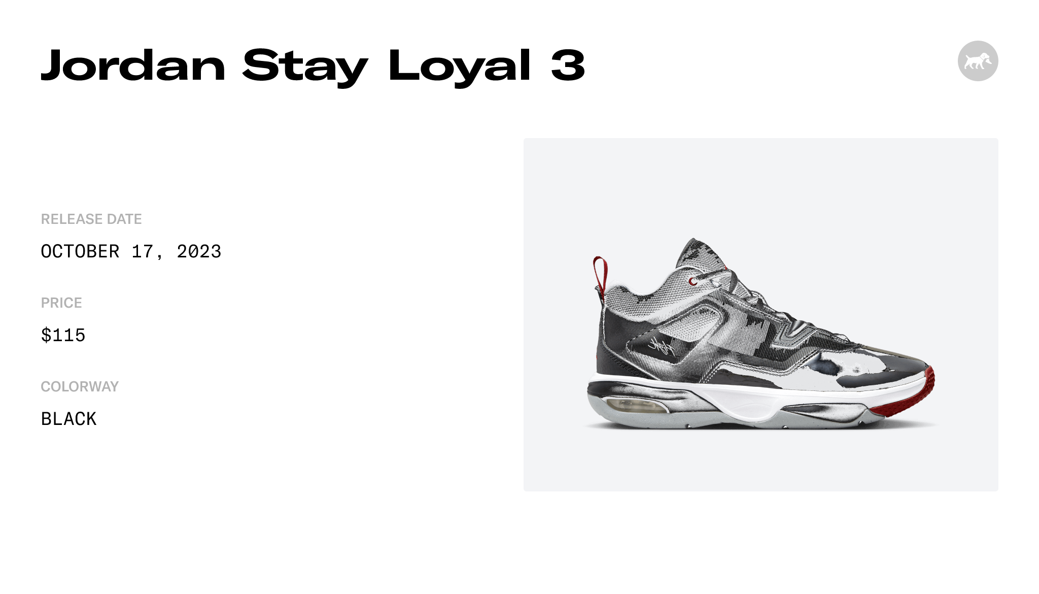 Jordan Stay Loyal 3 - FB1396-006 Raffles & Where to Buy