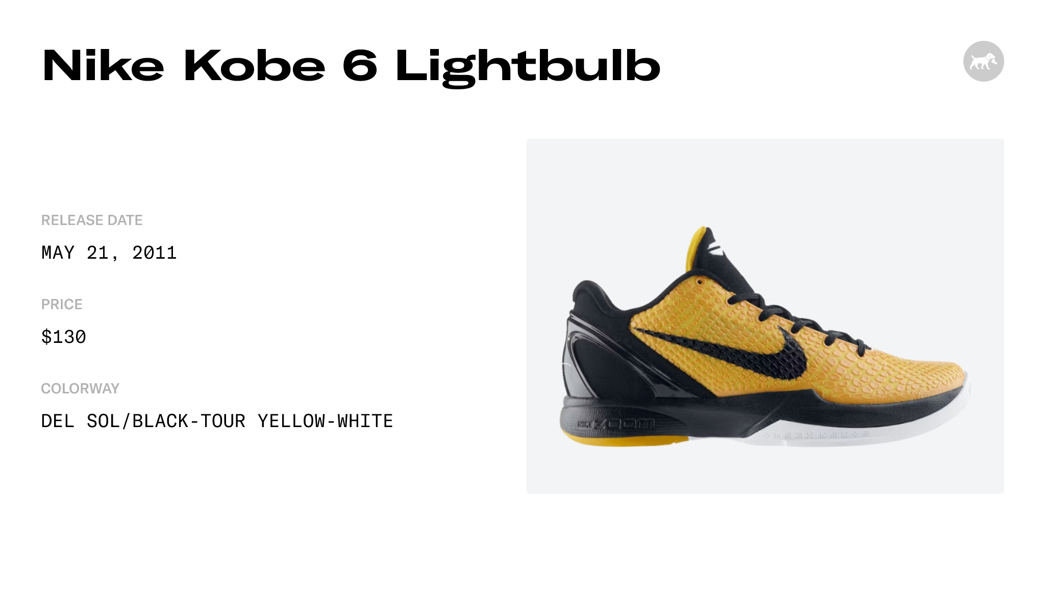 Nike Kobe 6 Lightbulb - 429659-700 Raffles & Where to Buy