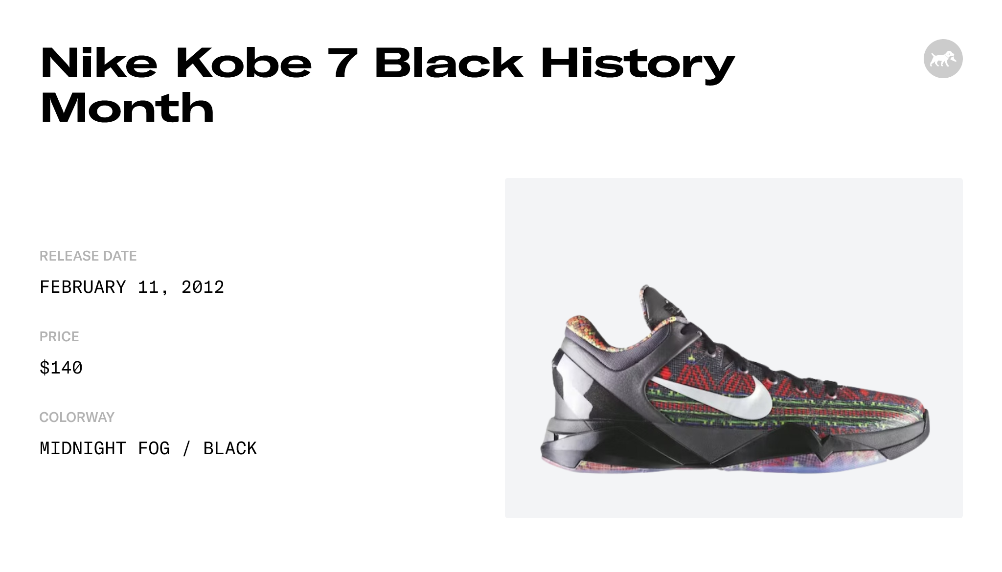 Nike Kobe 7 Black History Month - 530961-001 Raffles & Where to Buy