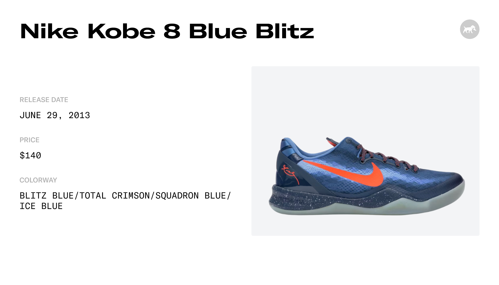 Nike Kobe 8 Blue Blitz - 555035-401 Raffles & Where to Buy