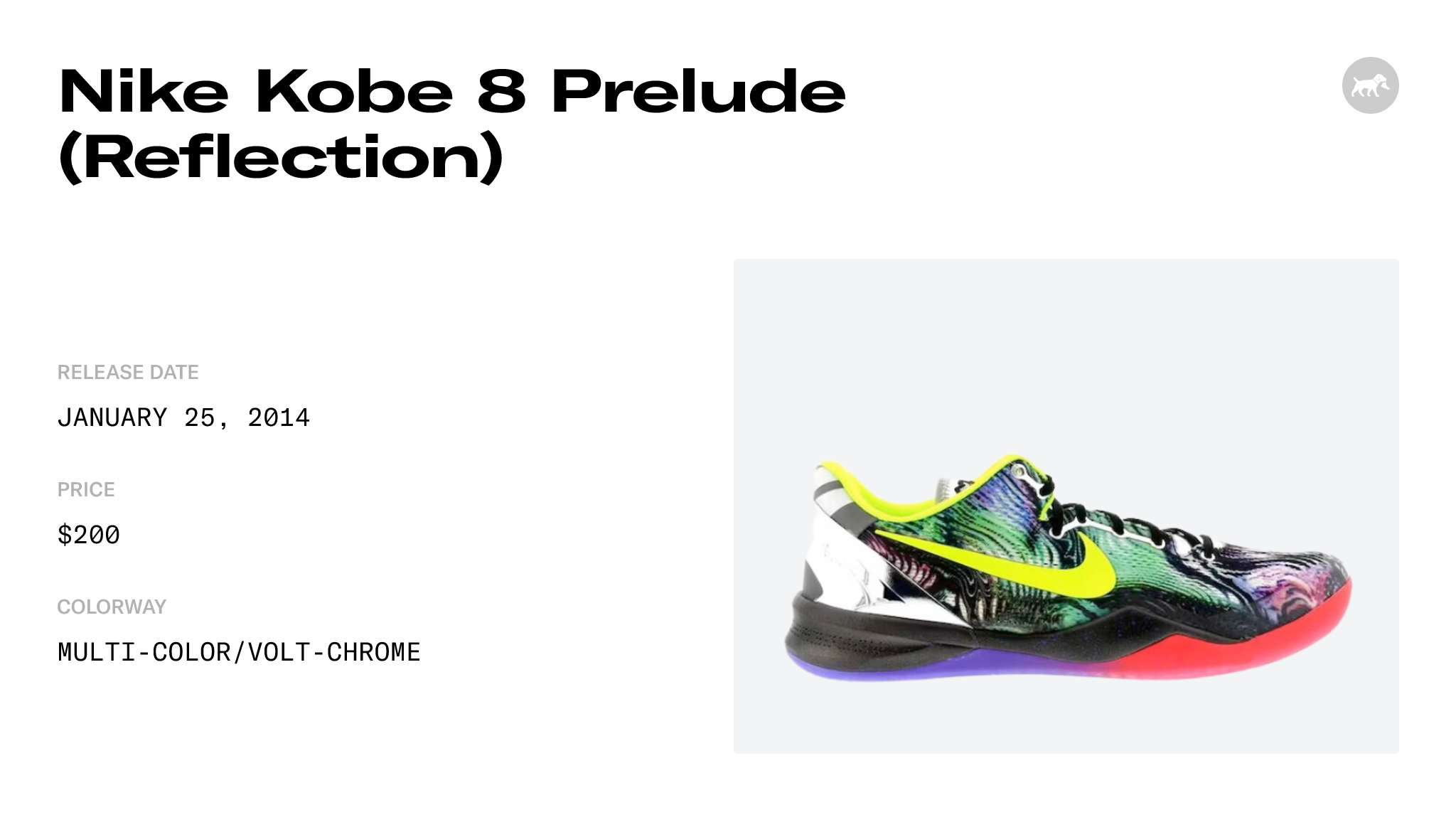 Nike Kobe 8 Prelude (Reflection) - 639655-900 Raffles & Where to Buy