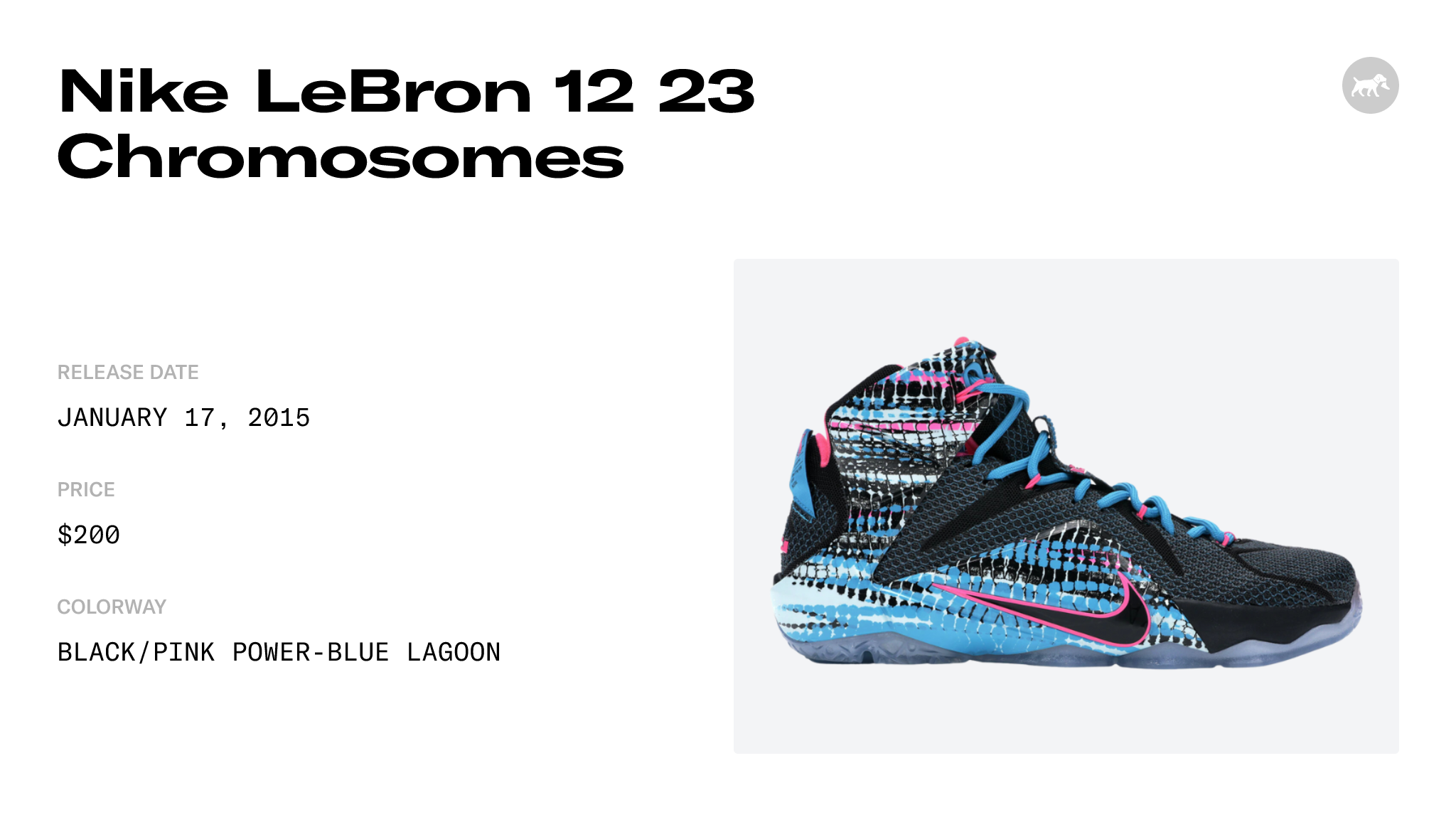 Nike LeBron 12 23 Chromosomes - 684593-006 Raffles & Where to Buy