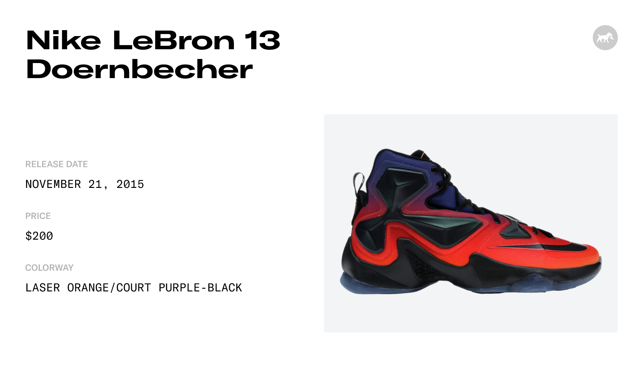 Nike LeBron 13 Doernbecher - 838989-805 Raffles & Where to Buy