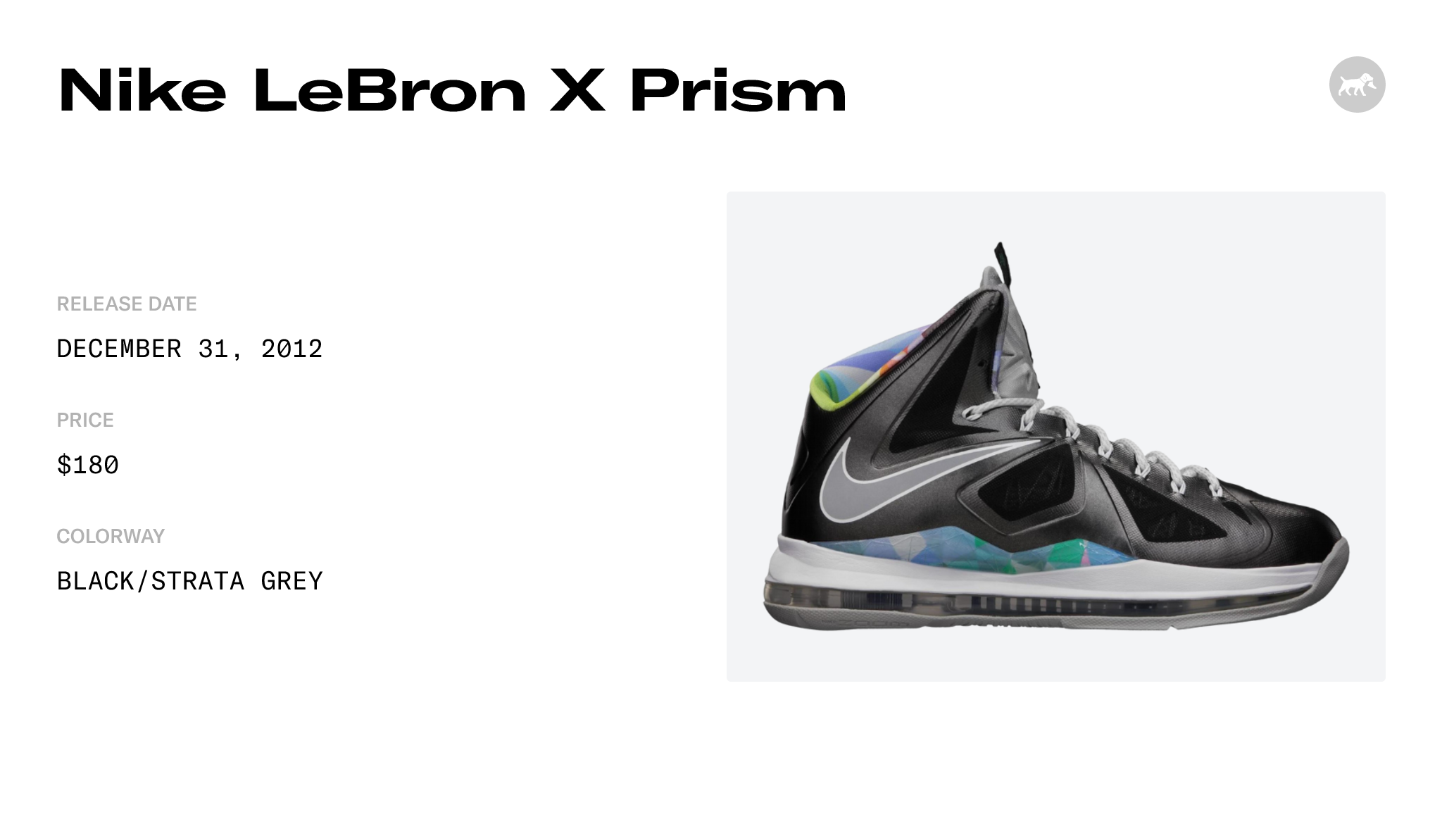 Nike LeBron X Prism - 541100-004 Raffles & Where to Buy