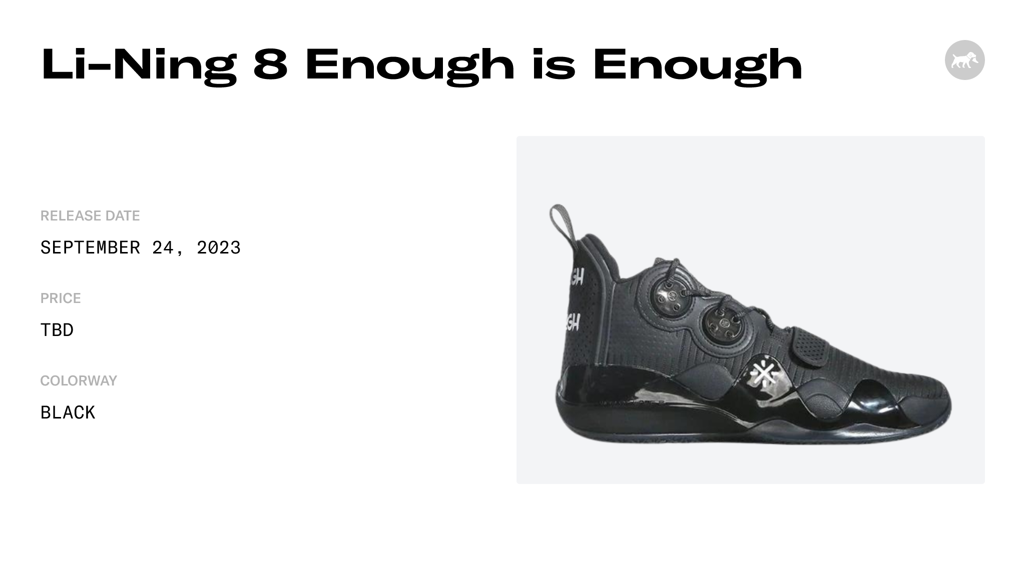 Li-Ning 8 Enough is Enough - ABAP113-HK Raffles & Where to Buy