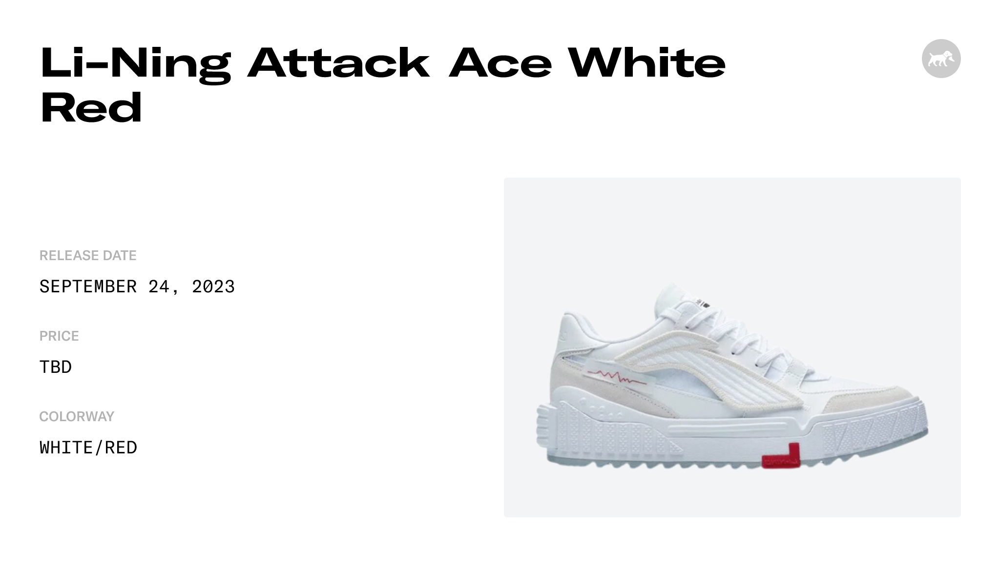 Li-Ning Attack Ace White Red - AGCR309-5 Raffles & Where to Buy