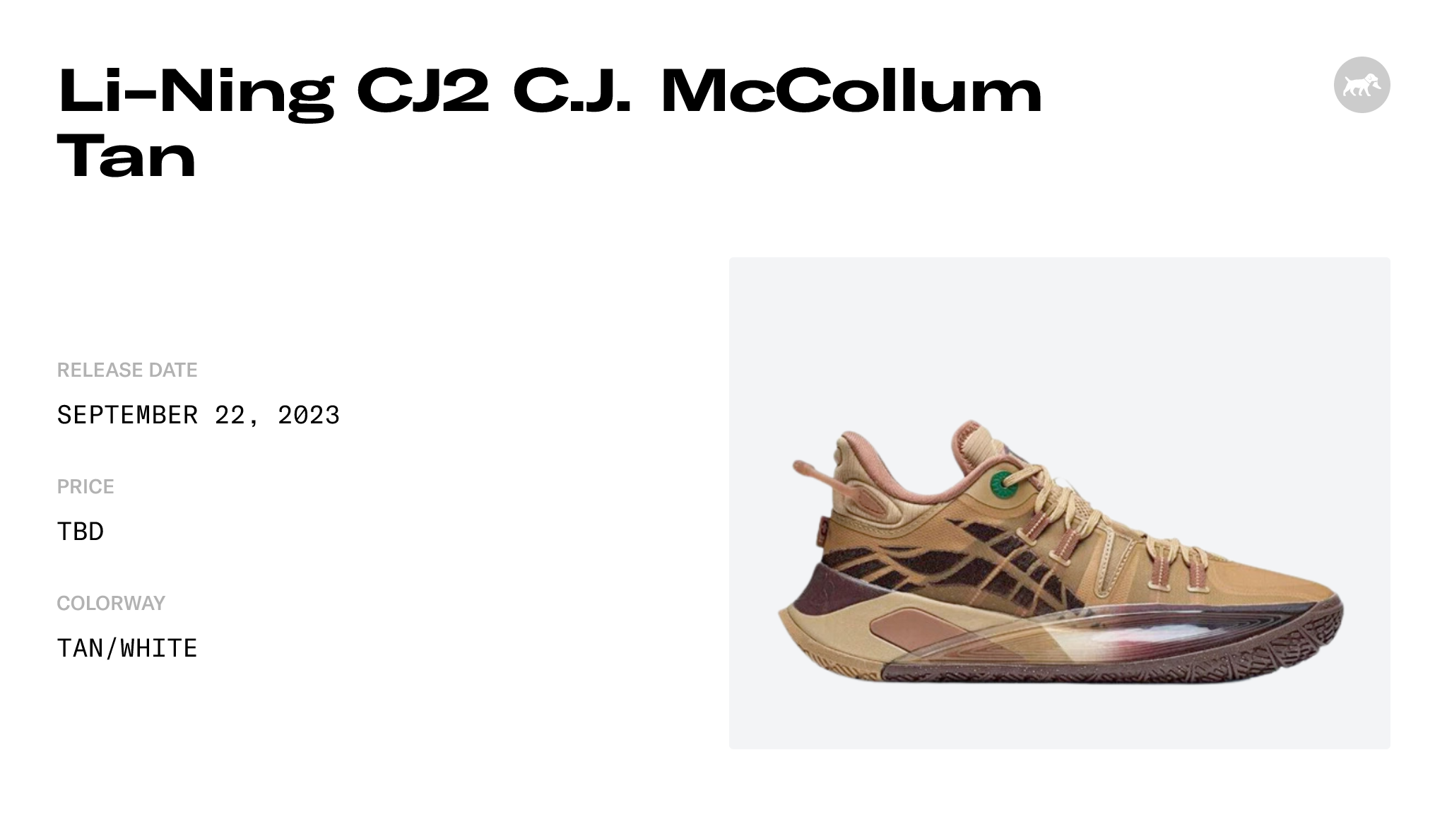 Li-Ning CJ2 C.J. McCollum Tan - ABAS001-5 Raffles & Where to Buy