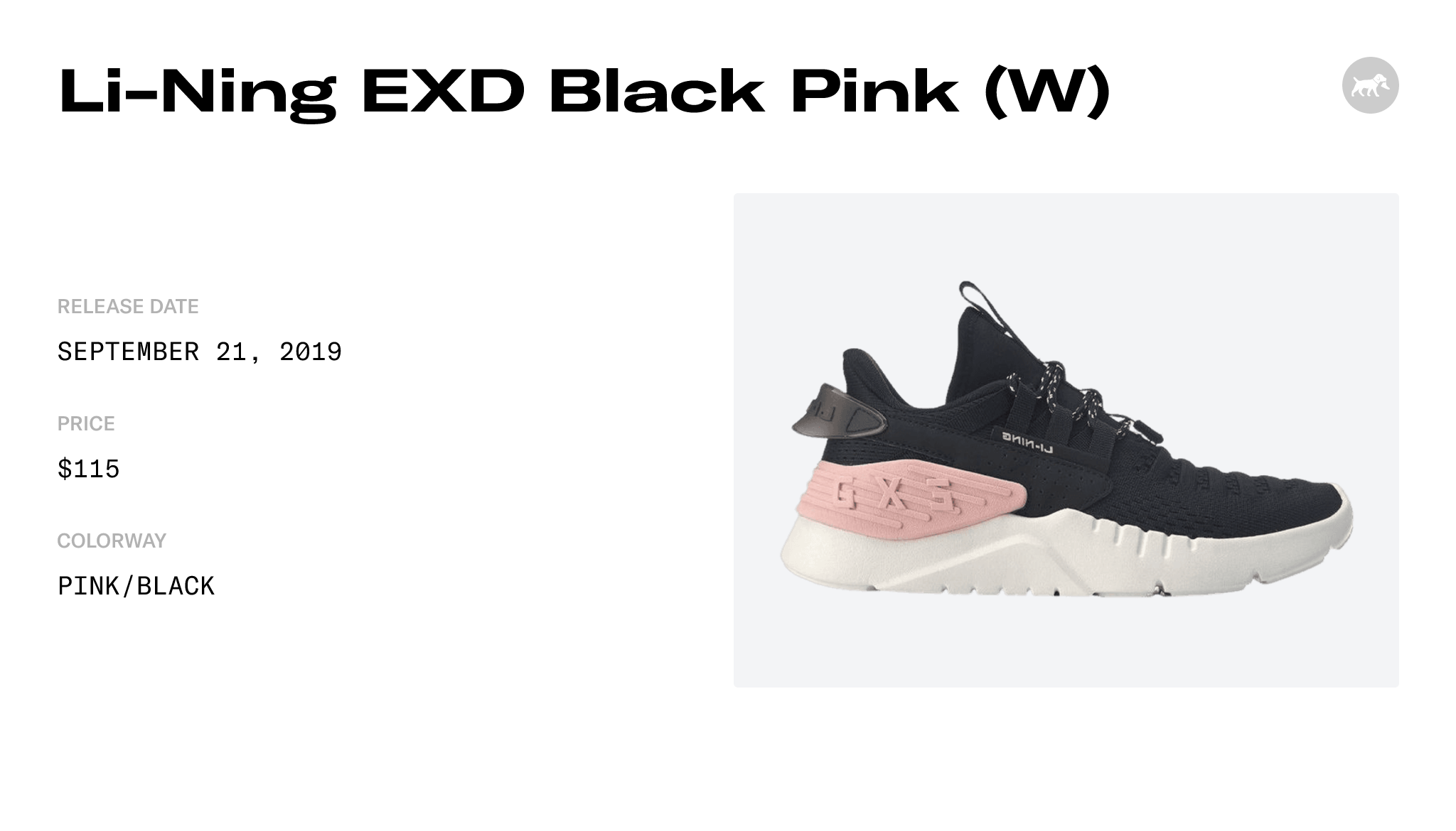 Li-Ning EXD Black Pink (W) - AGCP094-1 Raffles & Where to Buy