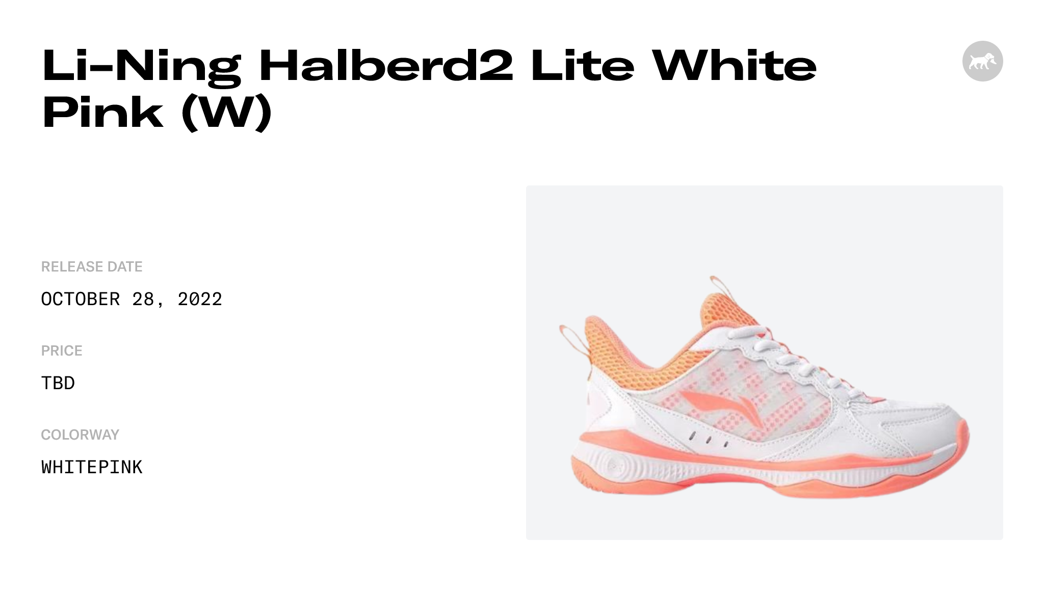 Li-Ning Halberd2 Lite White Pink (W) - AYTQ028-1 Raffles & Where to Buy