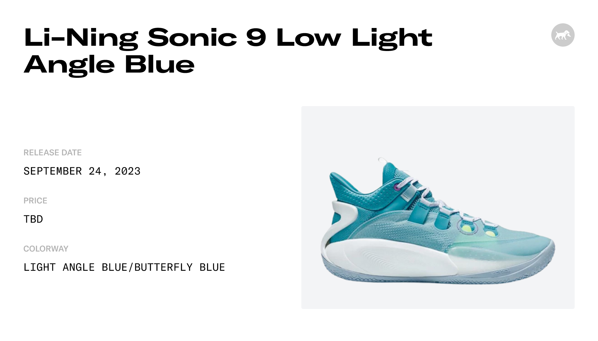 Li-Ning Sonic 9 Low Light Angle Blue - ABAR039-6 Raffles & Where to Buy