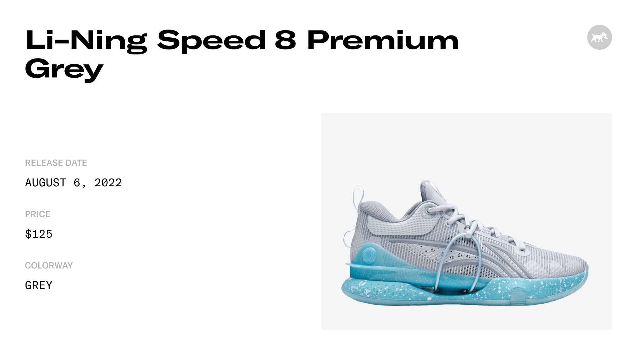 Li-Ning Speed 8 Premium Grey - ABAS015-2 Raffles & Where to Buy